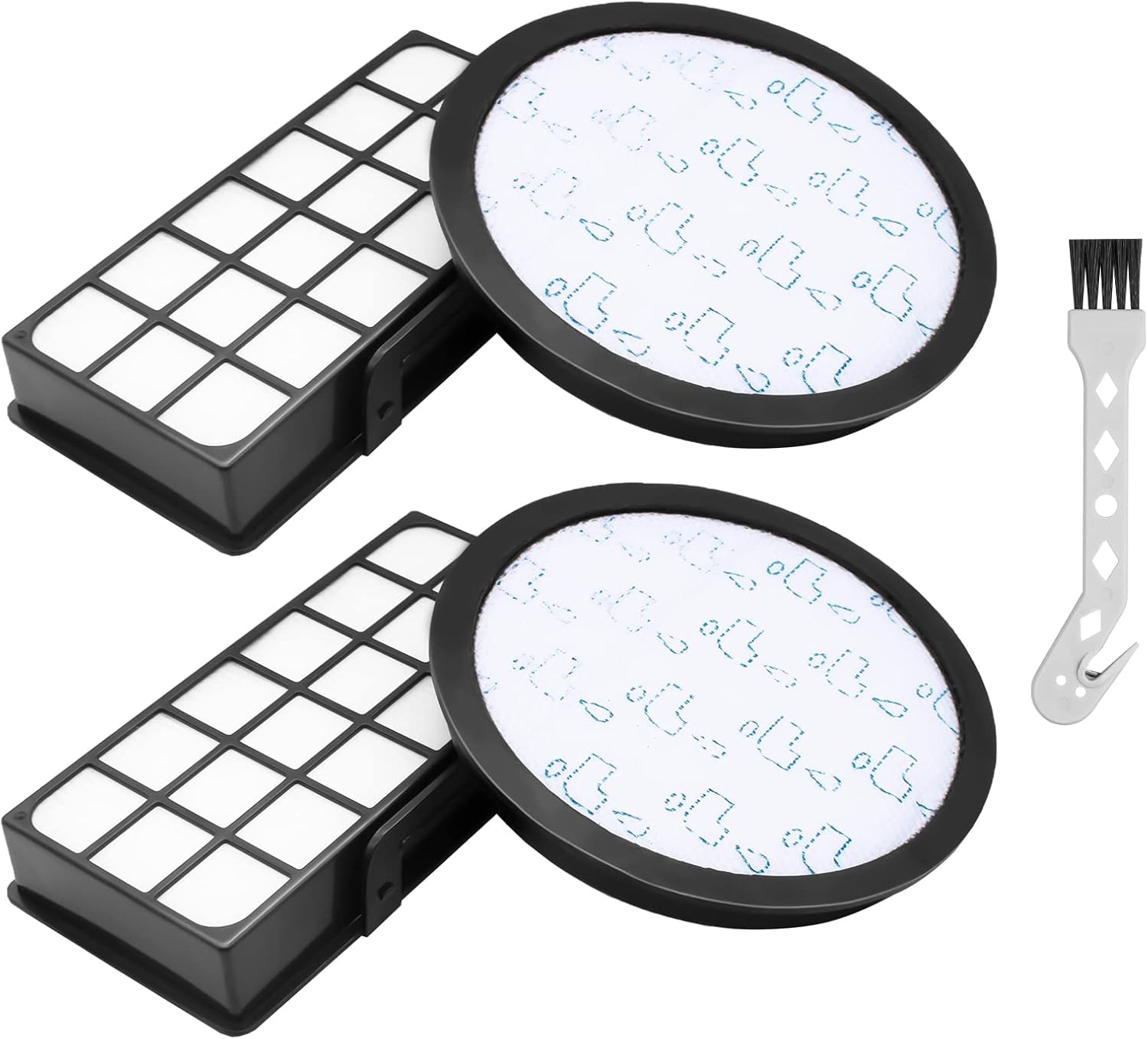Amazon.com: Garbage fighter 4 Pack HEPA Filter Kit Replacement for ...