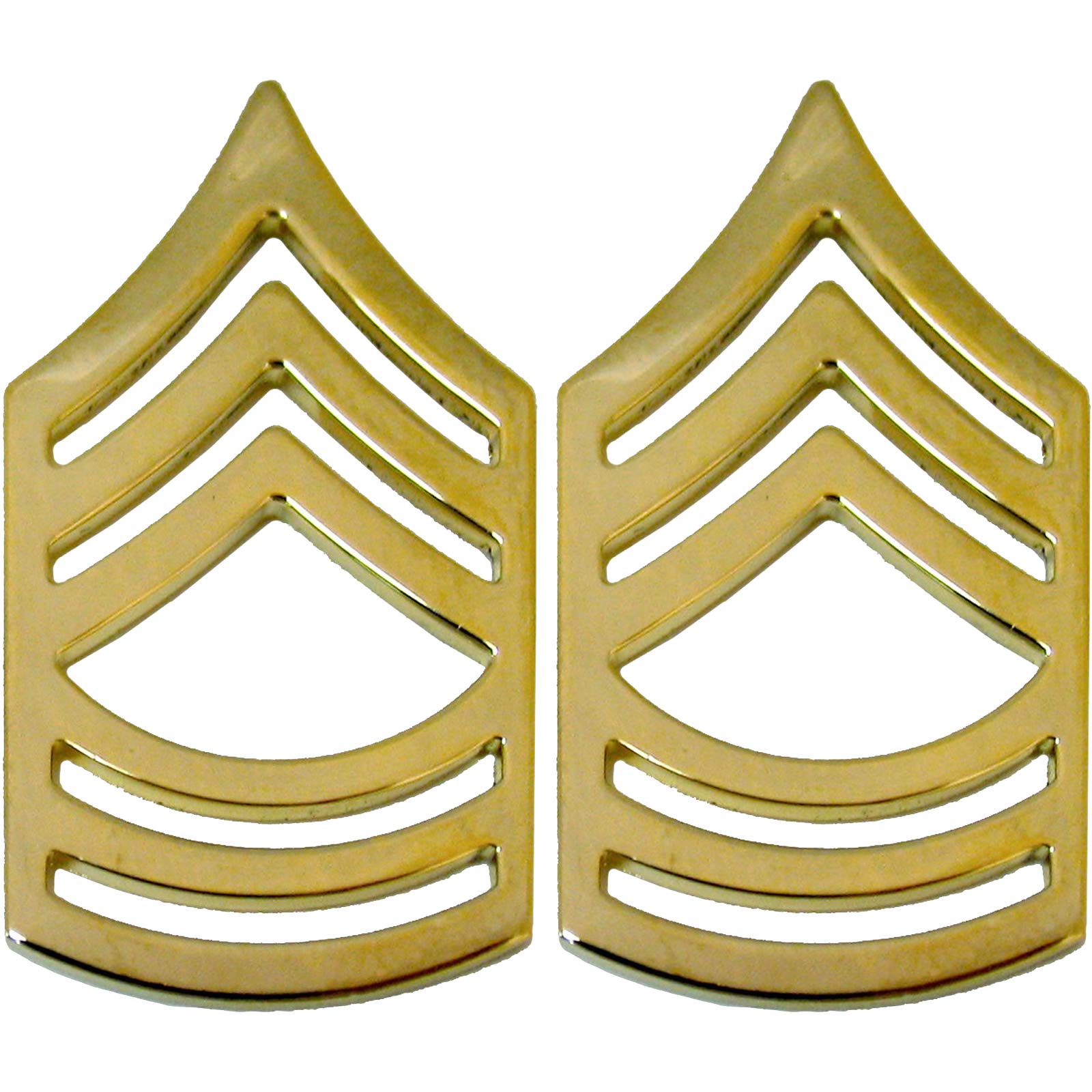 Buy Army MSG Master Sergeant Gold Pin-On Rank - Pair Online at ...