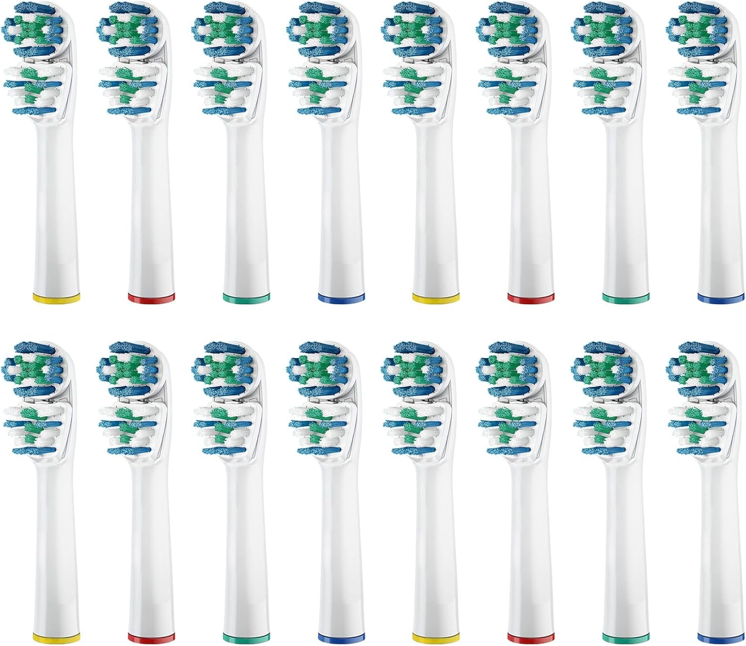 Iteryn 16 Pack Replacement Toothbrush Heads Compatible with Braun Oral ...