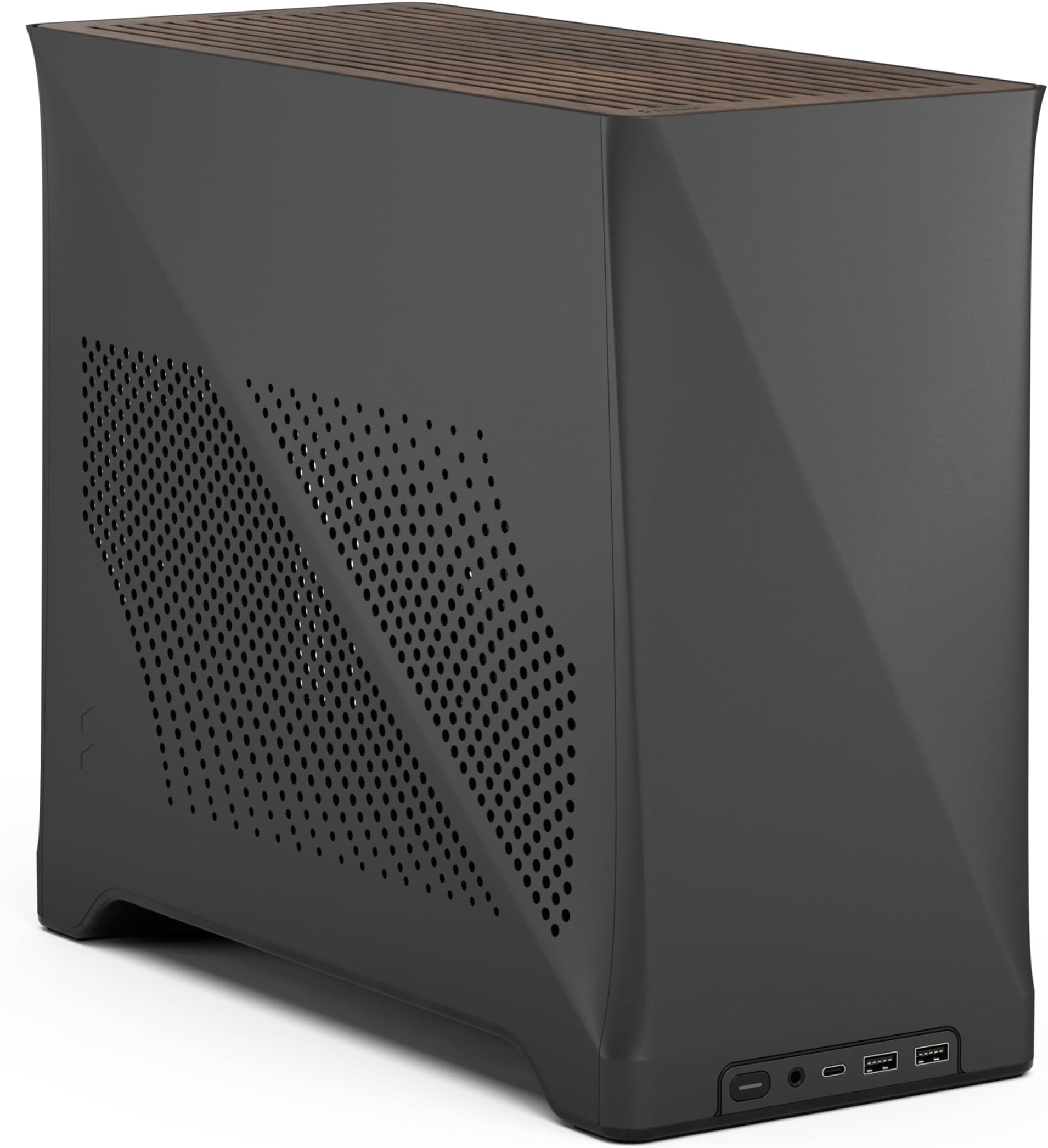 Amazon.com: Fractal Design Mood Light Gray PC Case - Sleek Fabric ...