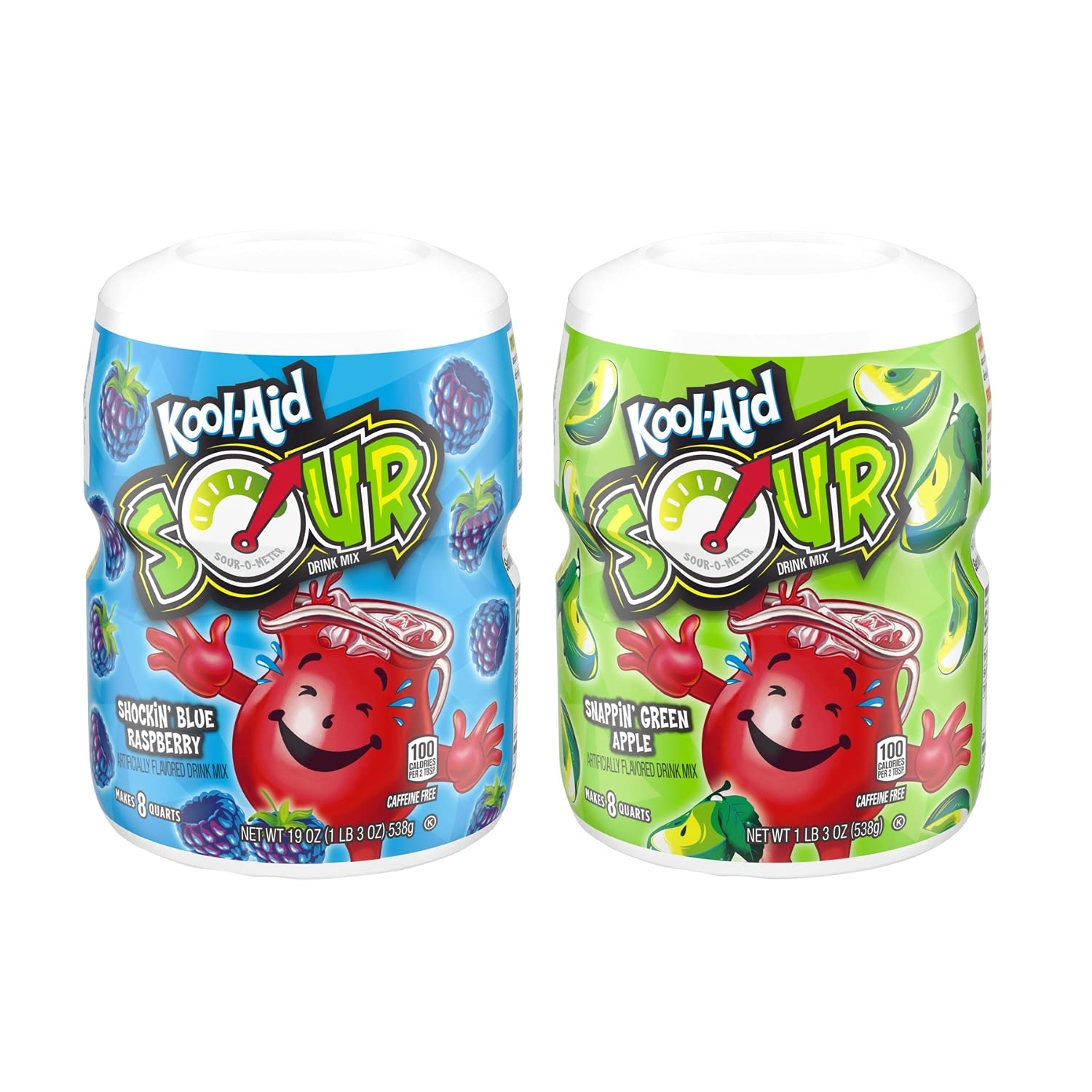 Buy Kool-Aid Sours Shockin' Blue Raspberry & Snappin' Green Apple ...