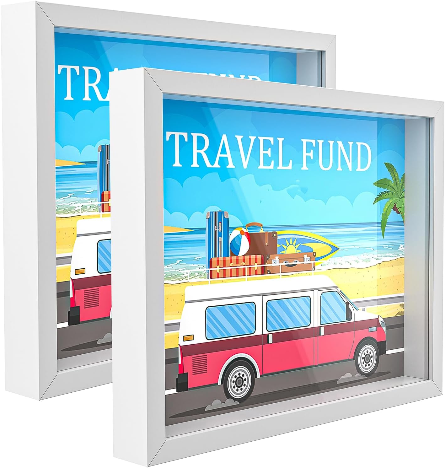 Amazon.com - Shadow Box Frame, 3.5" Deep Wedding Shadow Boxes Display ...