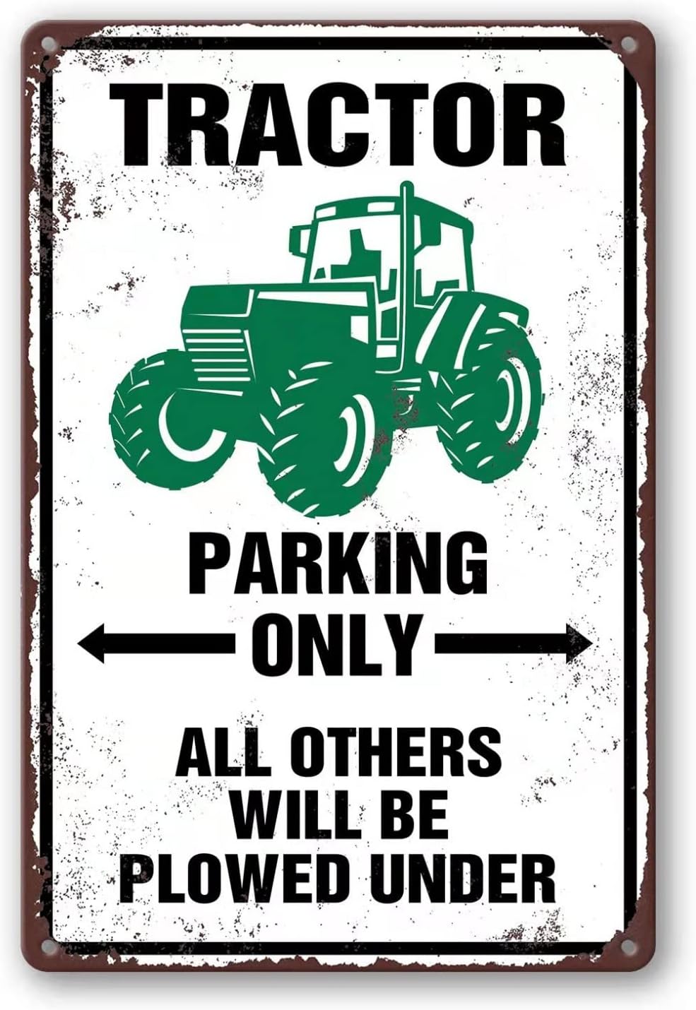 Amazon.com : onepicebest Tractor Traffic Farm Crossing Traffic Metal ...