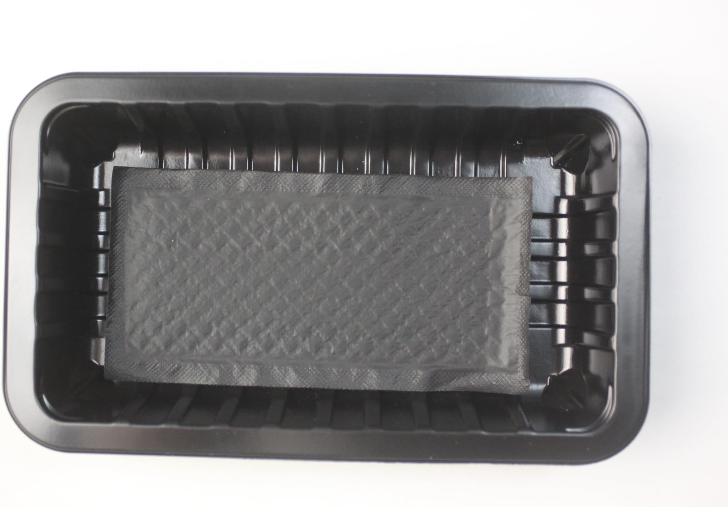 Amazon.com | CKF 17SB, 17S Black Foam Meat Trays, Disposable Standard ...