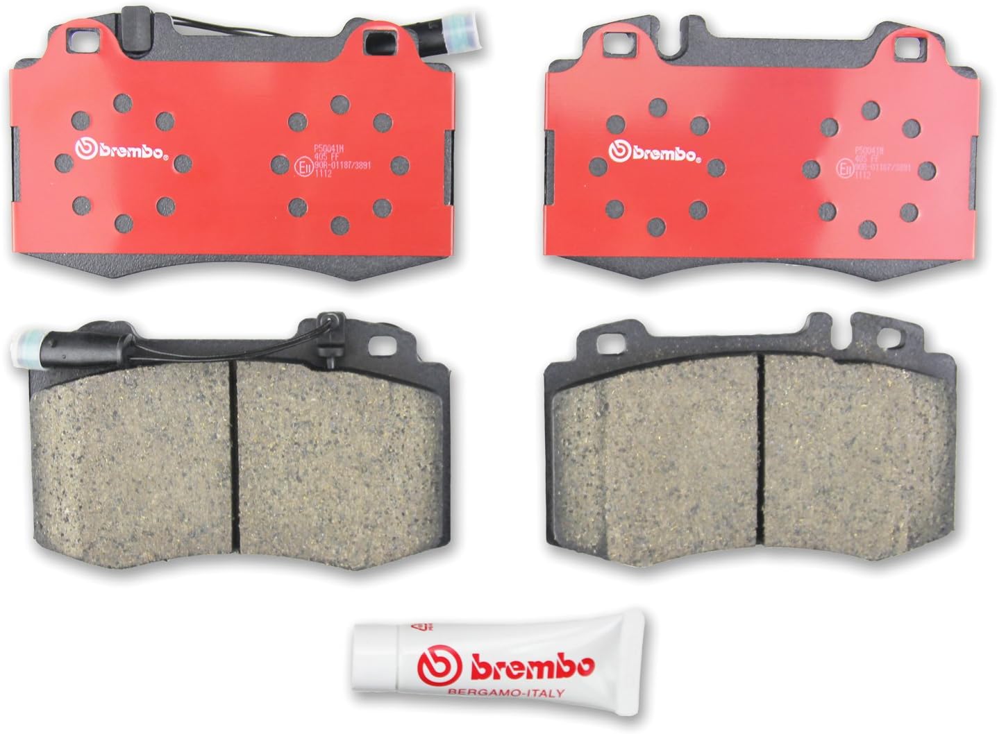 Amazon.com: Brembo P50139N Premium Ceramic Front Disc Brake Pad Set ...