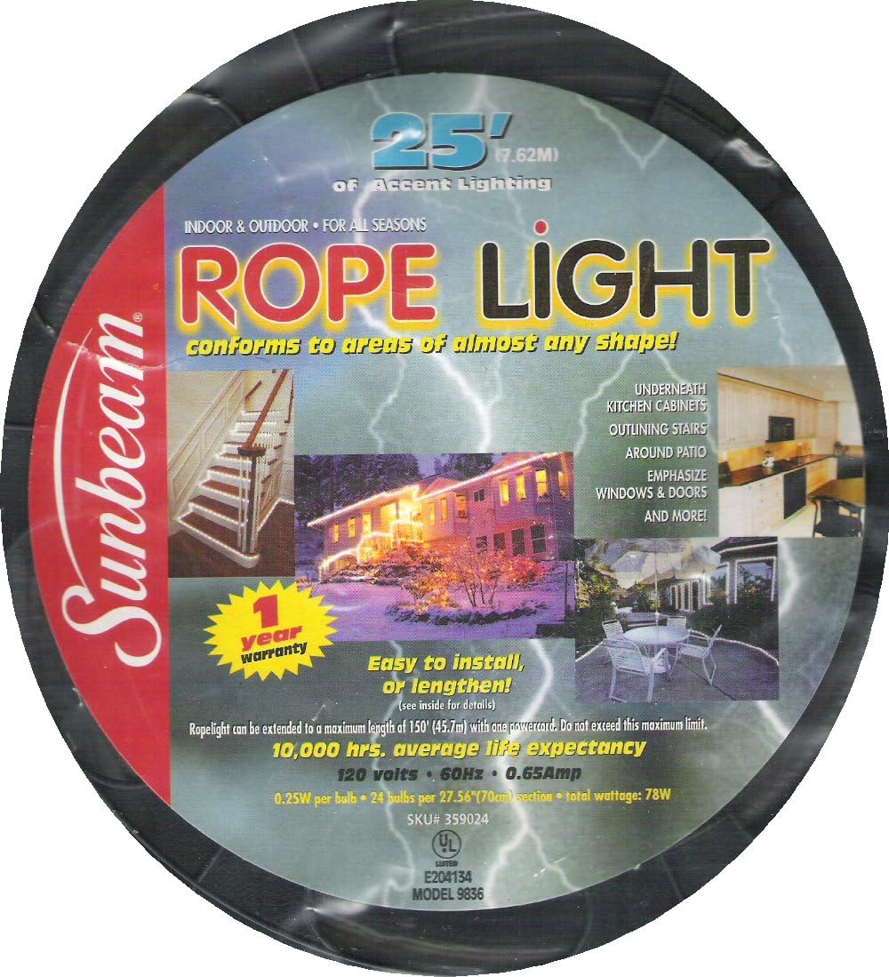 Amazon.com: 25' Indoor & Outdoor Rope Light : Home & Kitchen
