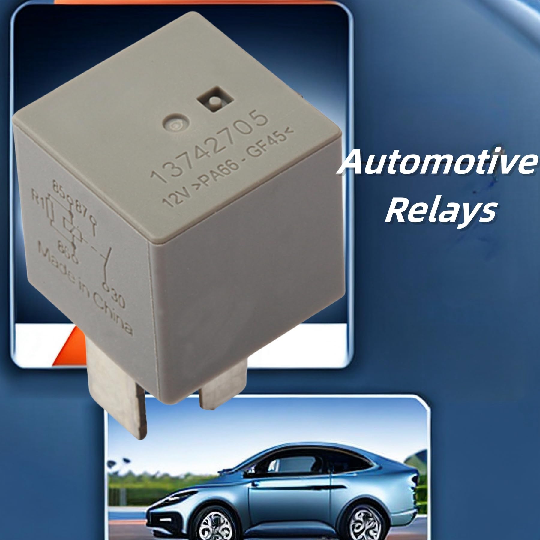 4 Pin Automotive Relay With Resistor 897H-1AH-D-R1 U02 12VDC 70A ...