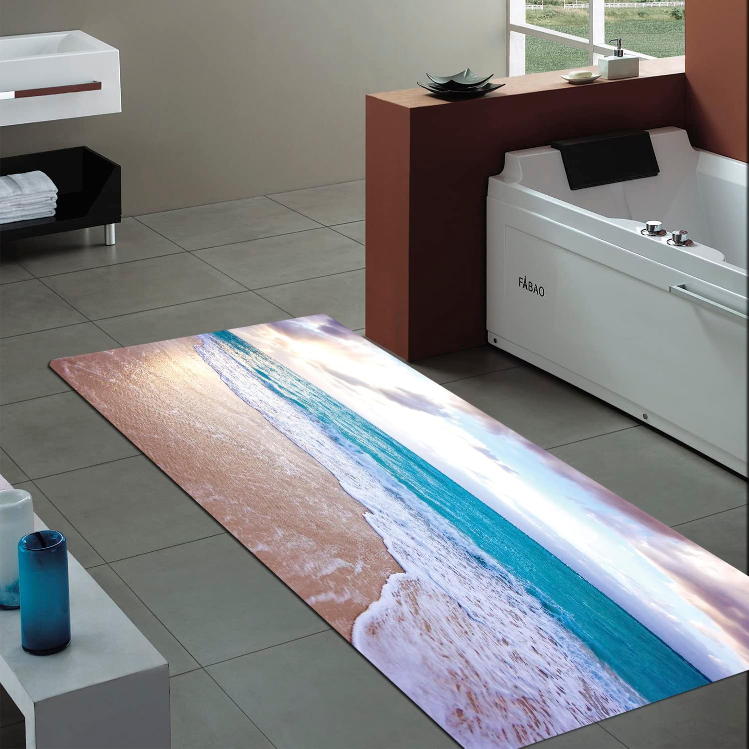 Amazon.com: WODEJIA Flannel Mat Non Slip 3D Print for Bedside and ...