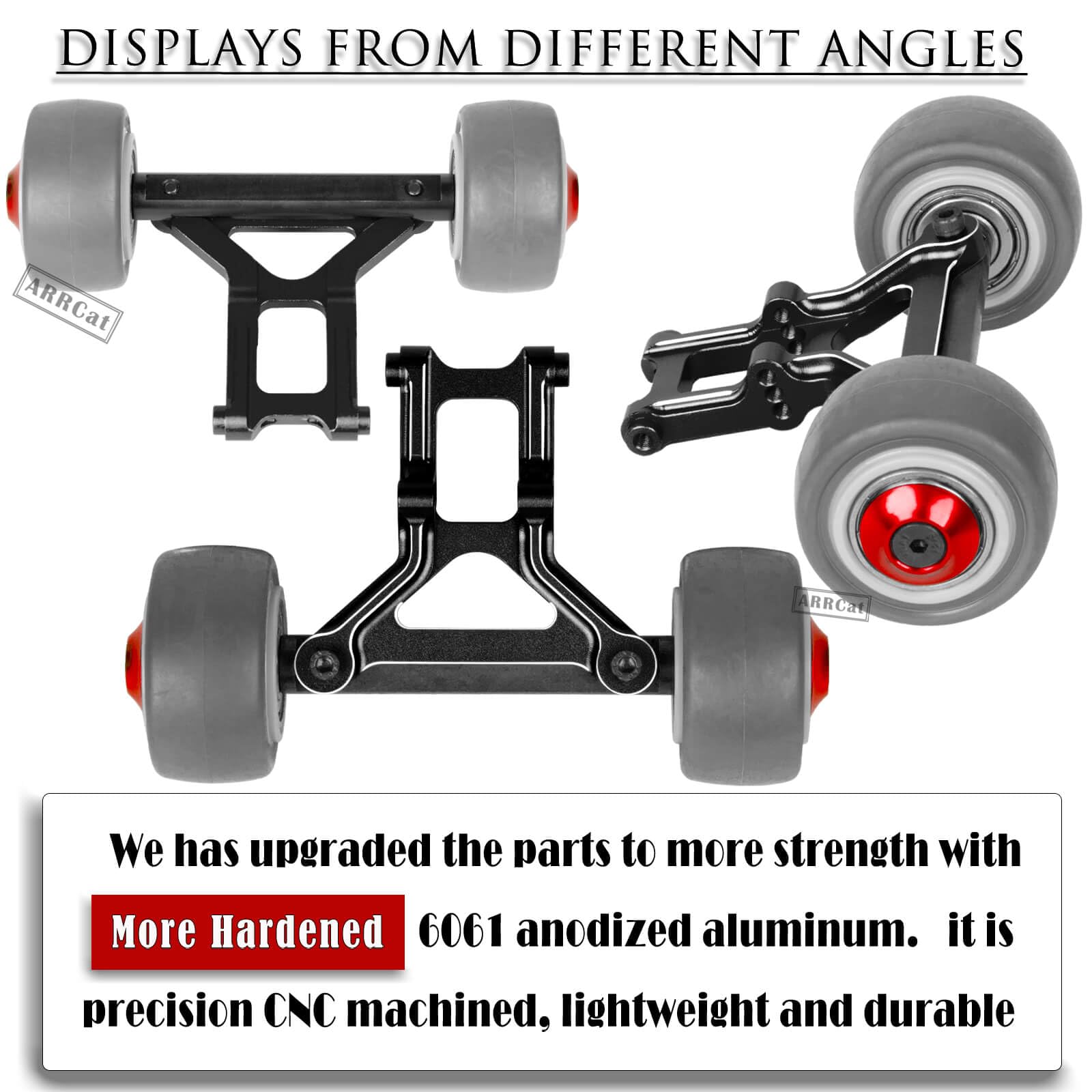 Notorious Big Aluminum Wing Mount Upgrades Part For 1/8 Typhon 6S BLX ...