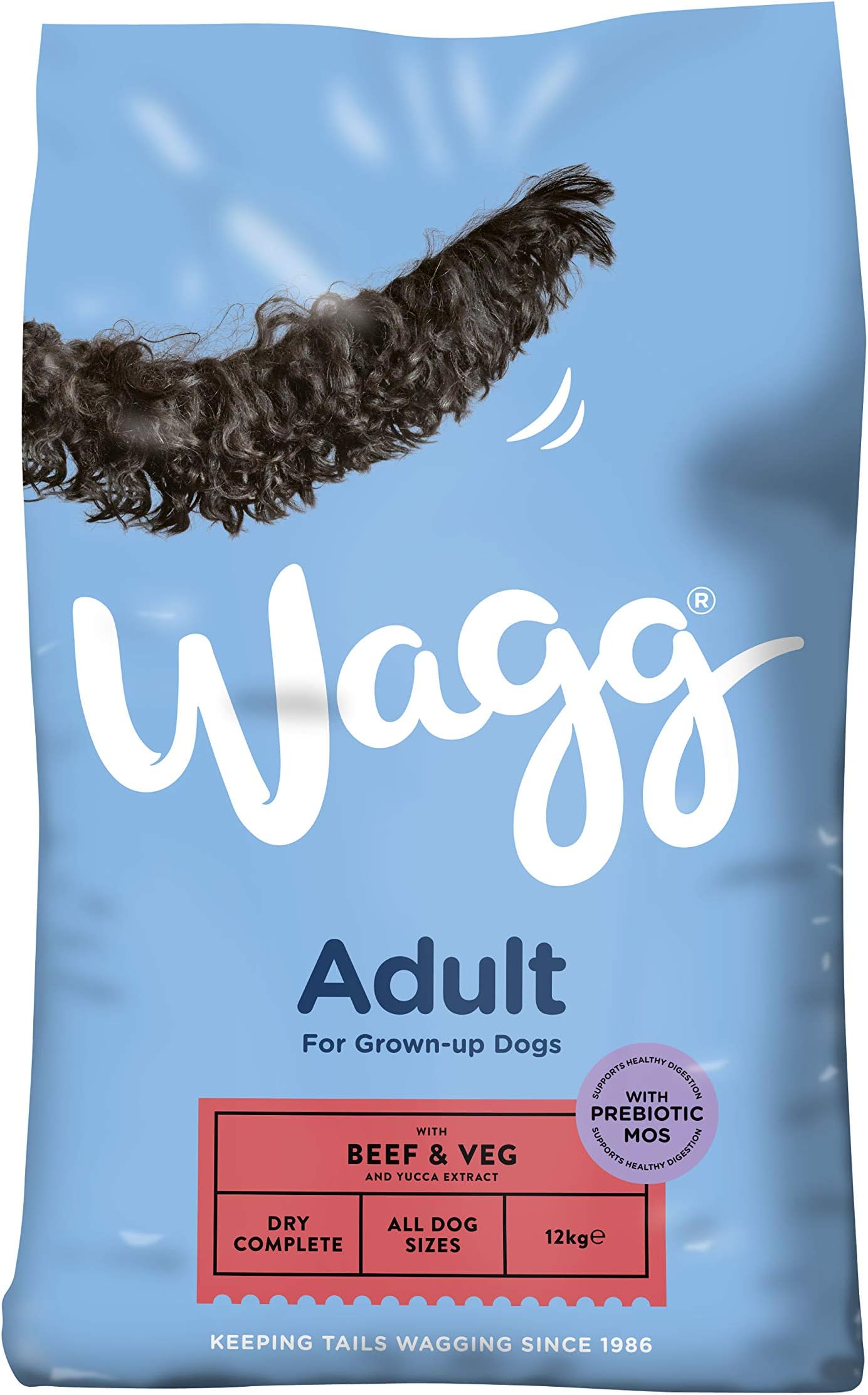 Wagg Complete Chicken with Veg and Tasty Gravy dog food, 12kg : Amazon ...