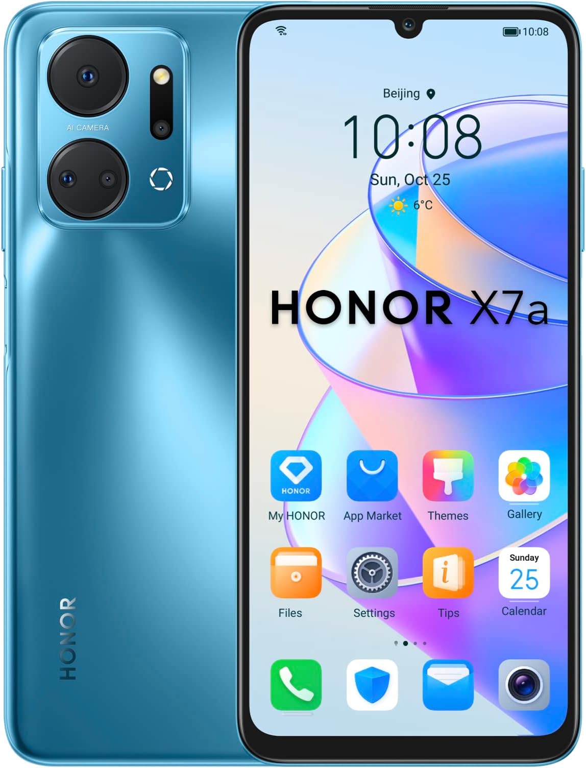 Amazon.com: Honor X7a Dual SIM 128GB ROM + 4GB RAM Factory Unlocked 4G ...