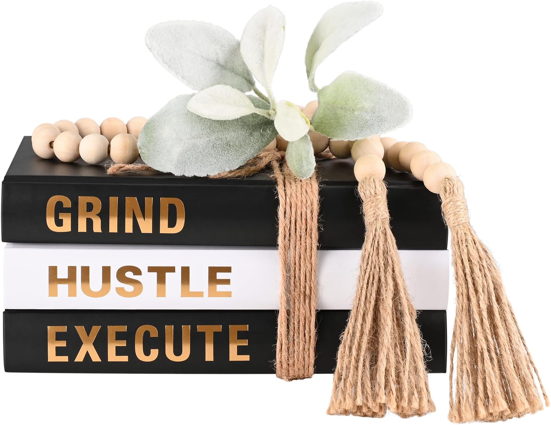 Amazon.com: Decorative Books for Home Decor,Set of 3 Stylish Fake Books ...