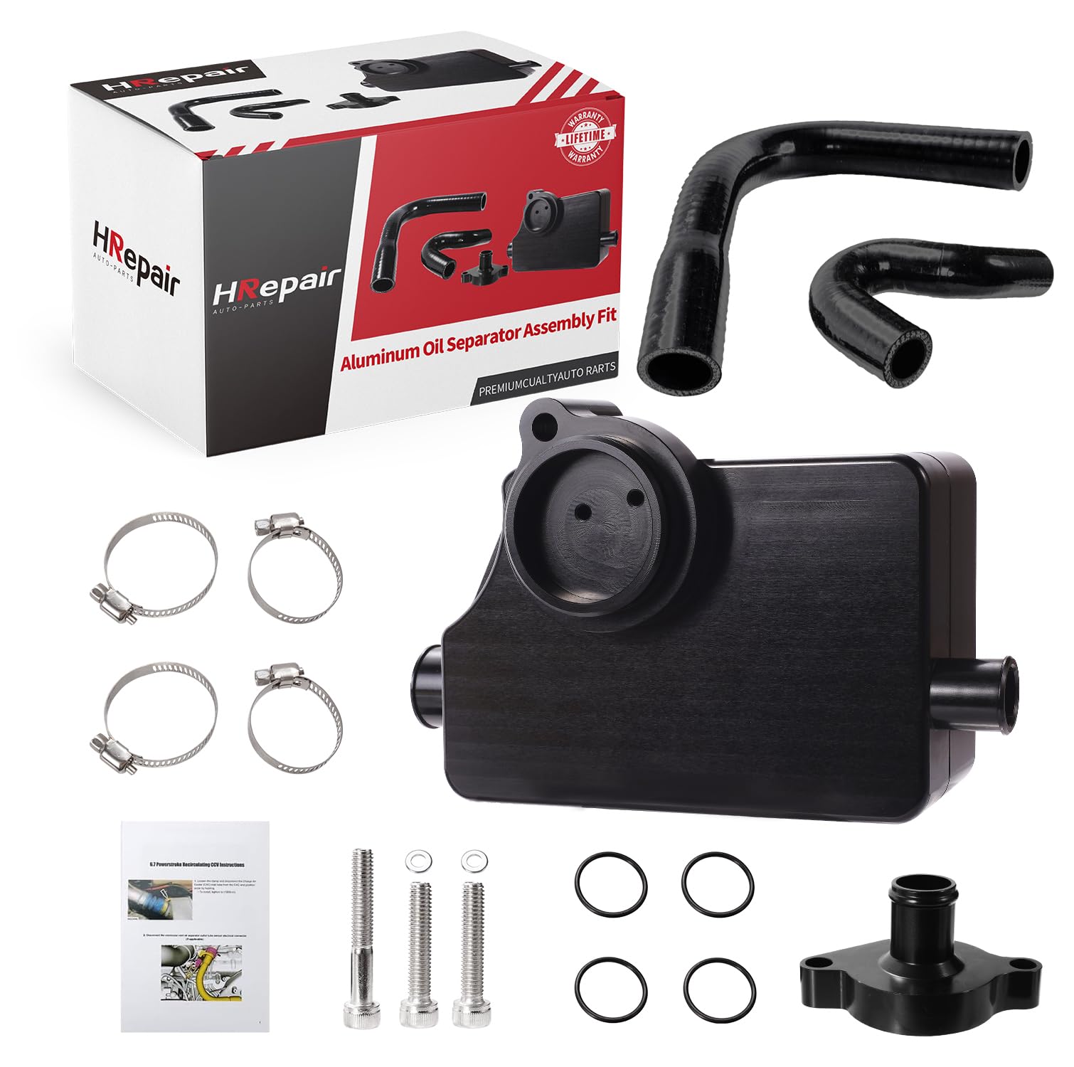 Snapklik.com : HRepair DC3Z6A785C Aluminum Oil Separator Assembly Fits ...