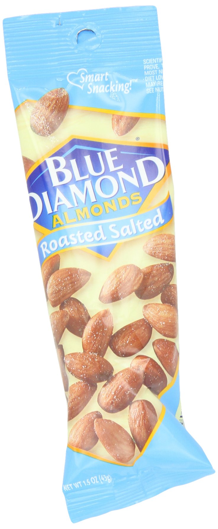 Amazon.com : Blue Diamond Almonds, Roasted Salted, 1.5-Ounce Packages ...