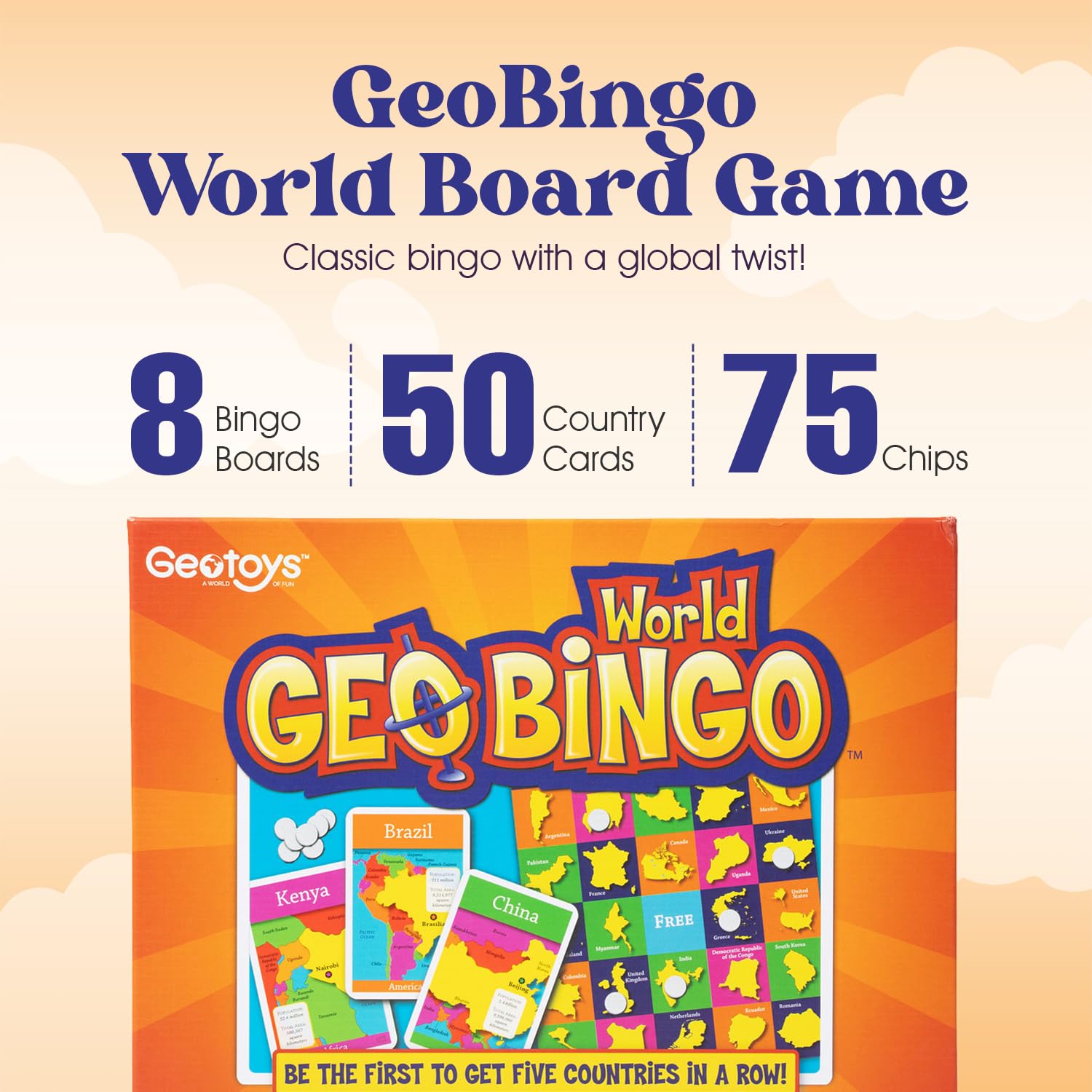 Snapklik.com : GeoToys GeoBingo, World Bingo For Kids Ages 4 And Up ...