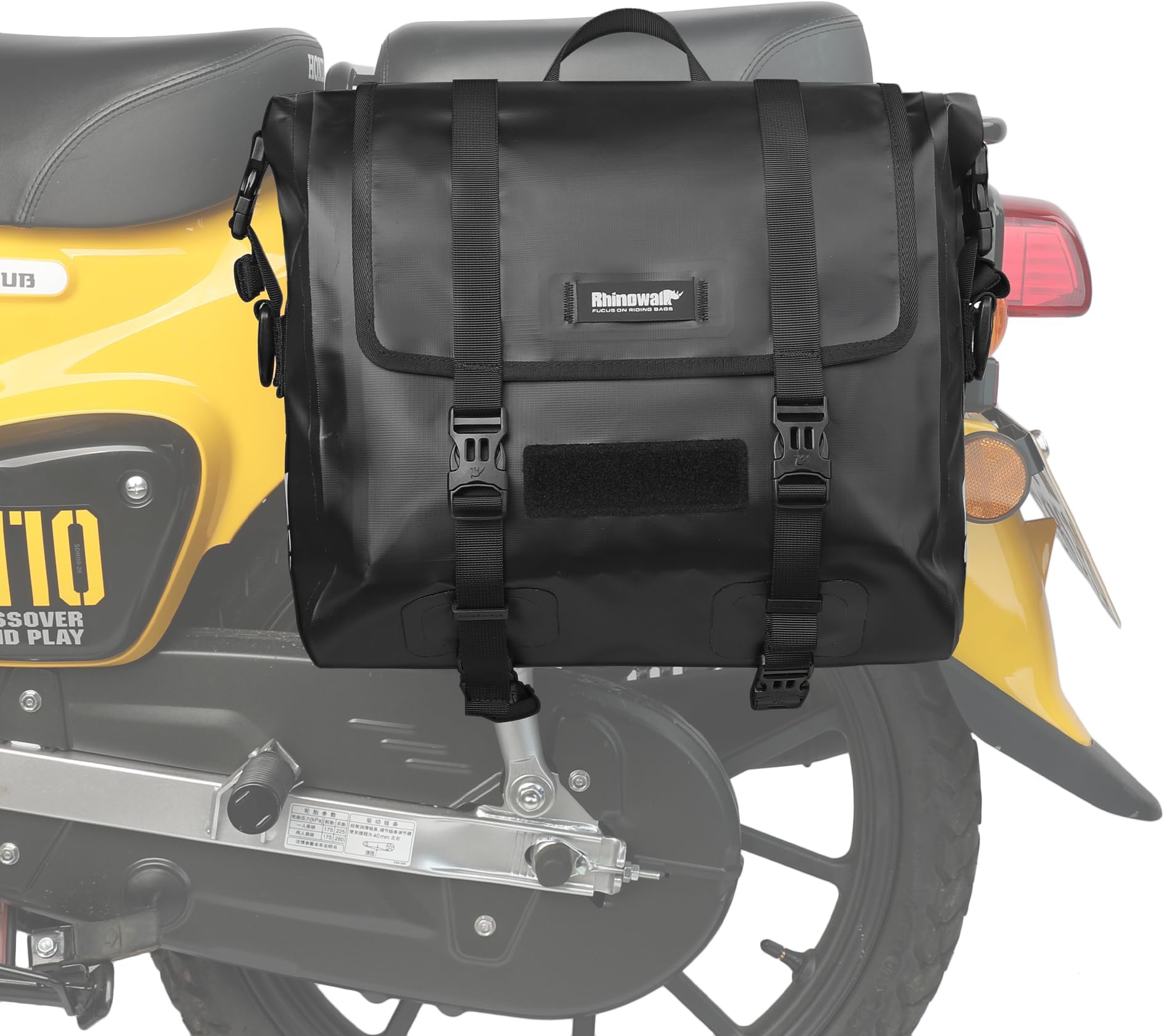Amazon.com: Rhinowalk Motorcycle Saddlebags Waterproof Luggage Bags ...