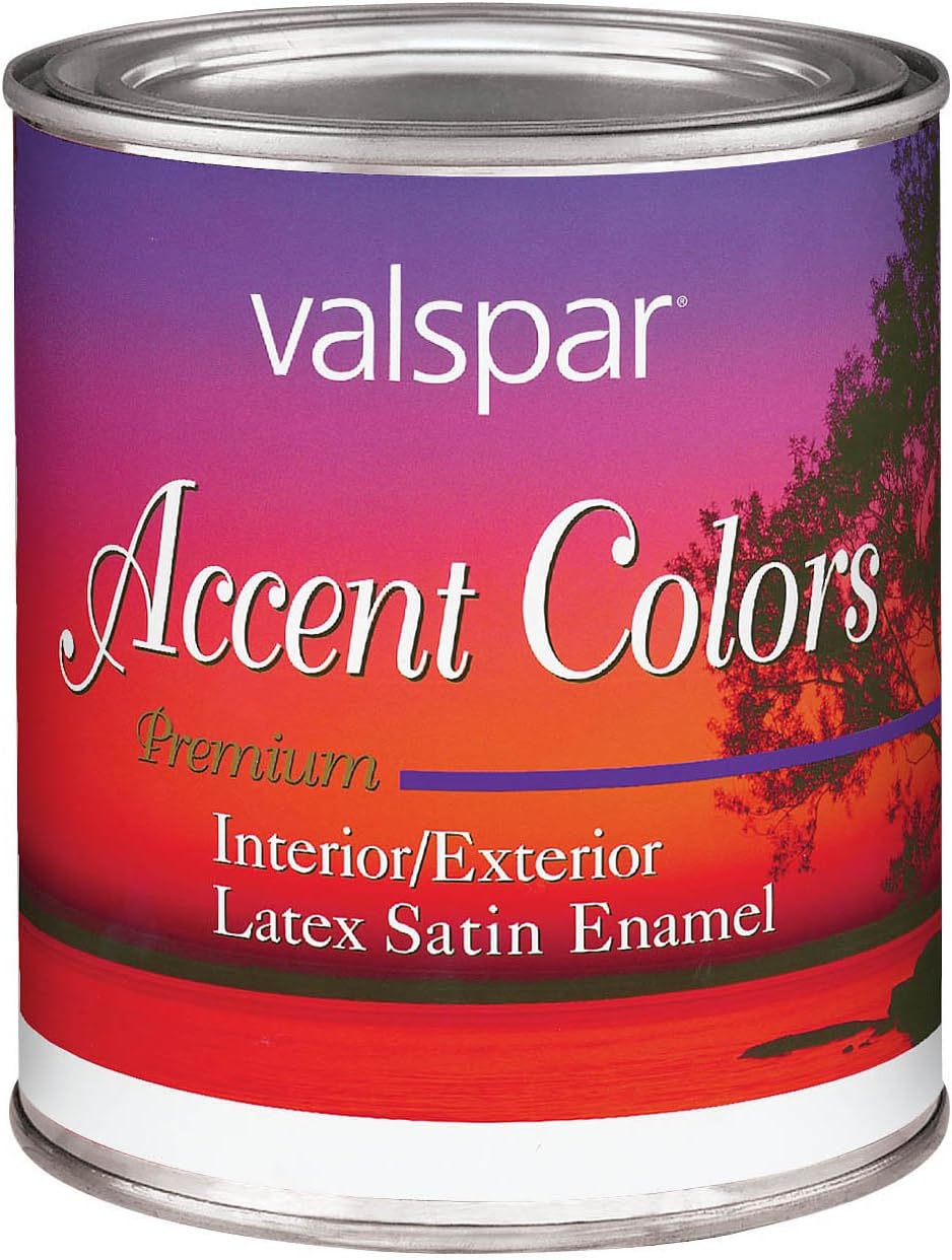 Valspar 3052 Enamel Paint, 1 Quart, Yellow Base Accent - Spray Paints ...