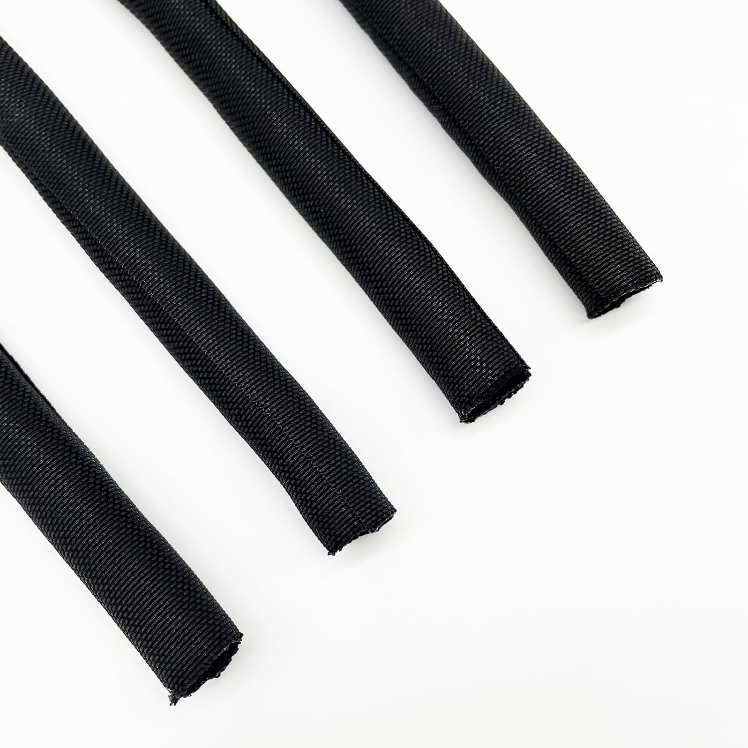 Amazon.com: Braided Split Wire Loom Black Wire Cover Protective Harness ...