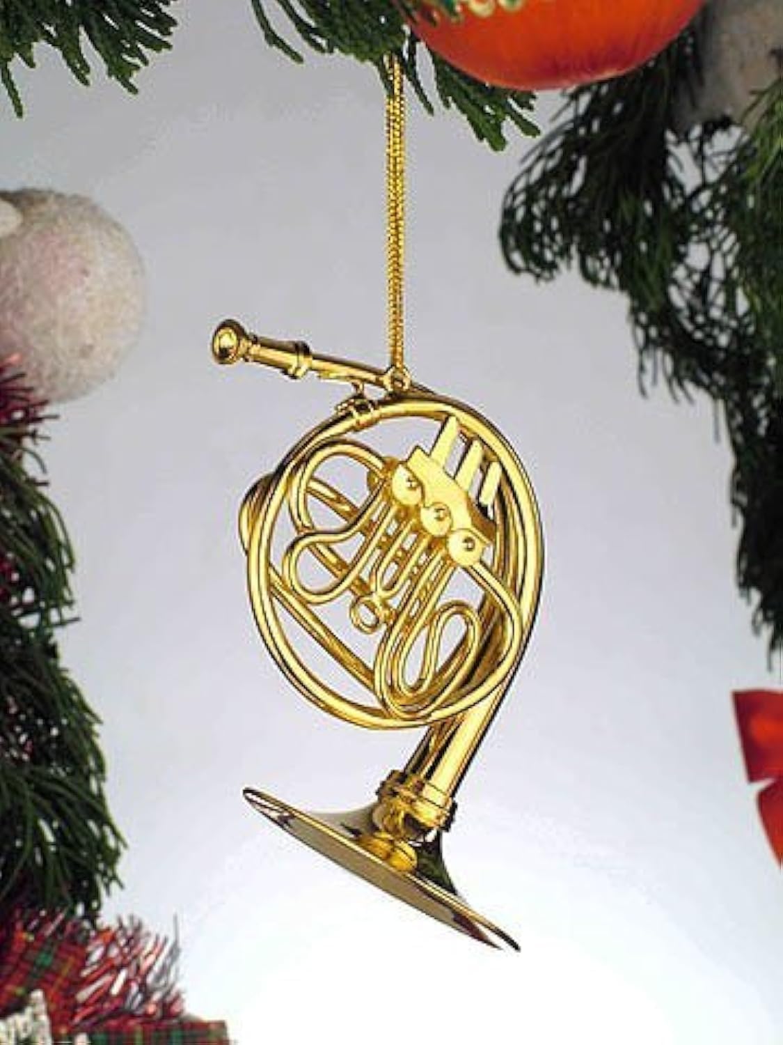 Amazon.com: Music Treasures Co. French Horn Christmas Ornament : Home ...