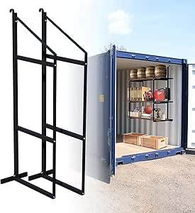 Amazon.com: Lupar Shipping Container Shelf Shelving Brackets 3-Layers ...