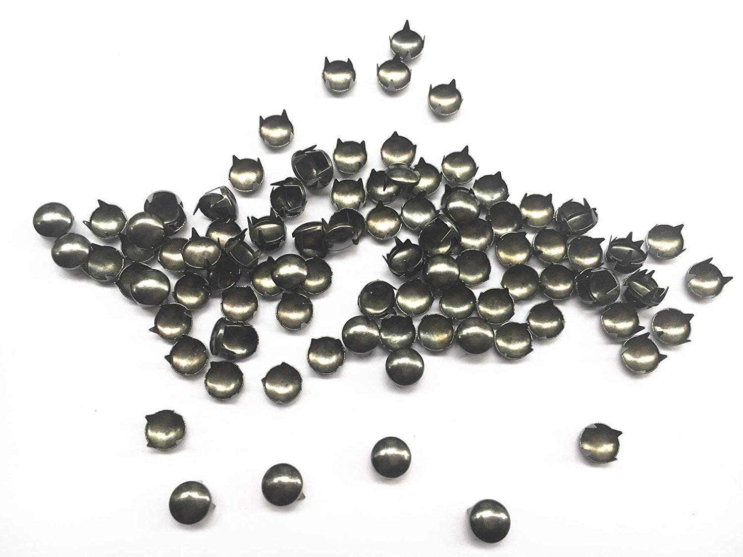 Amazon.com: Round Dome Studs, 200 Pcs Round Dome Metal Studs Spots Nailheads Fastener (Gun Metal ...