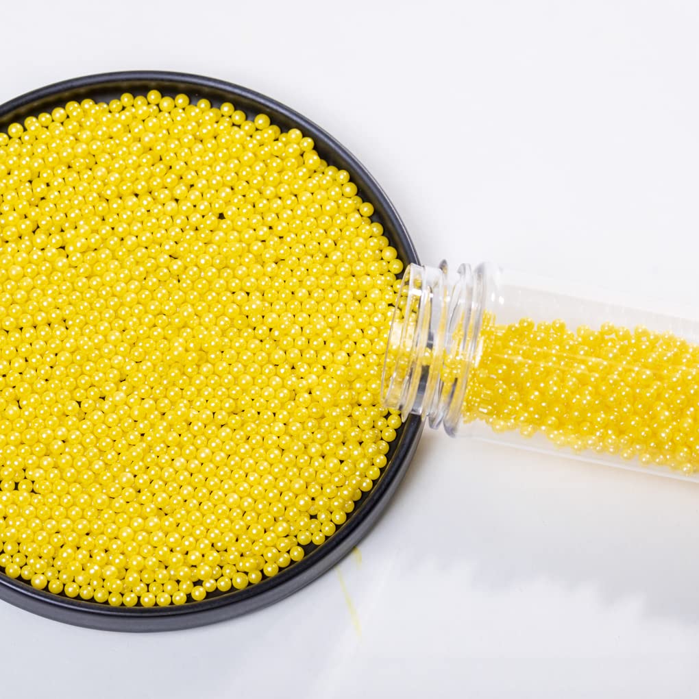 Snapklik.com : Yellow Sprinkles Edible Pearl Sprinkles,Cake ...