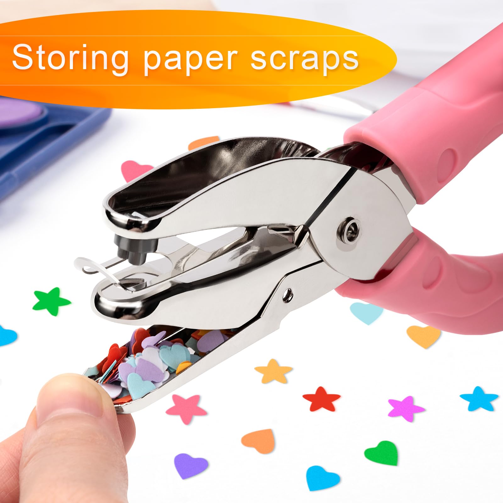 Snapklik.com : 4 Pack Handheld Hole Paper Punch Kit