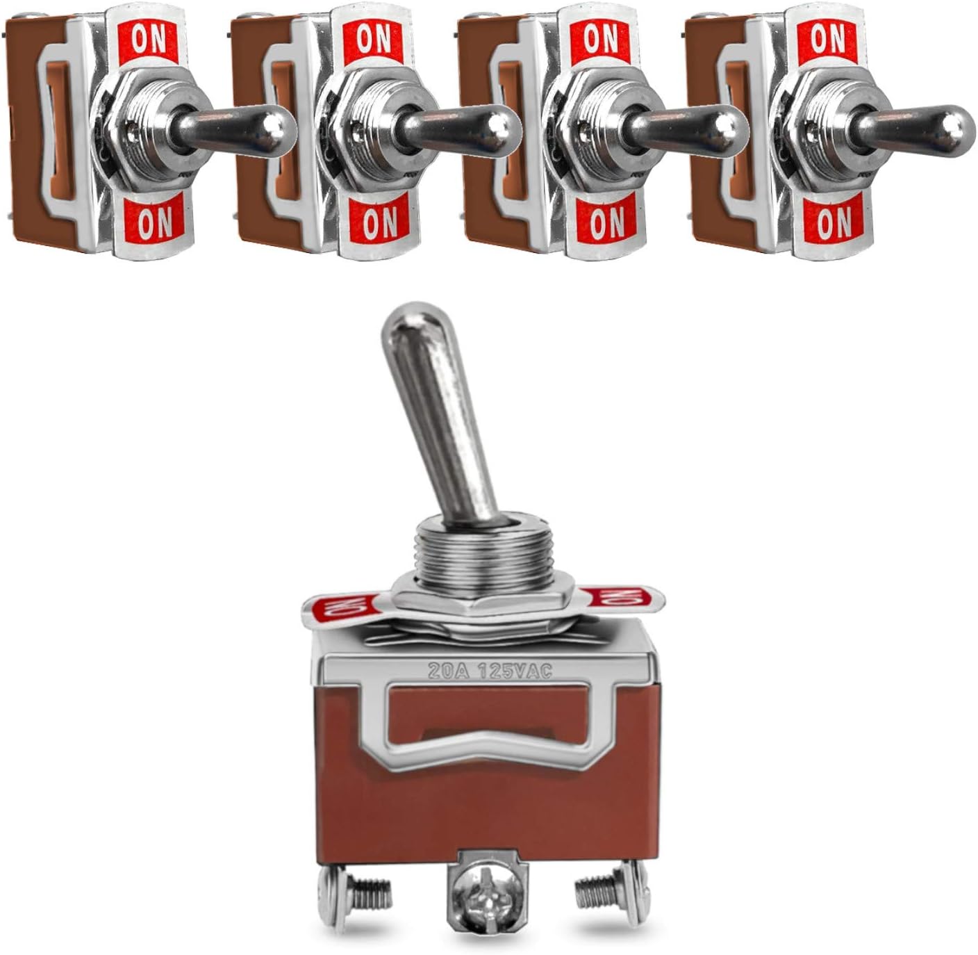 Amazon.com: Gardner Bender GSW-117 Heavy-Duty Electrical Toggle Switch ...