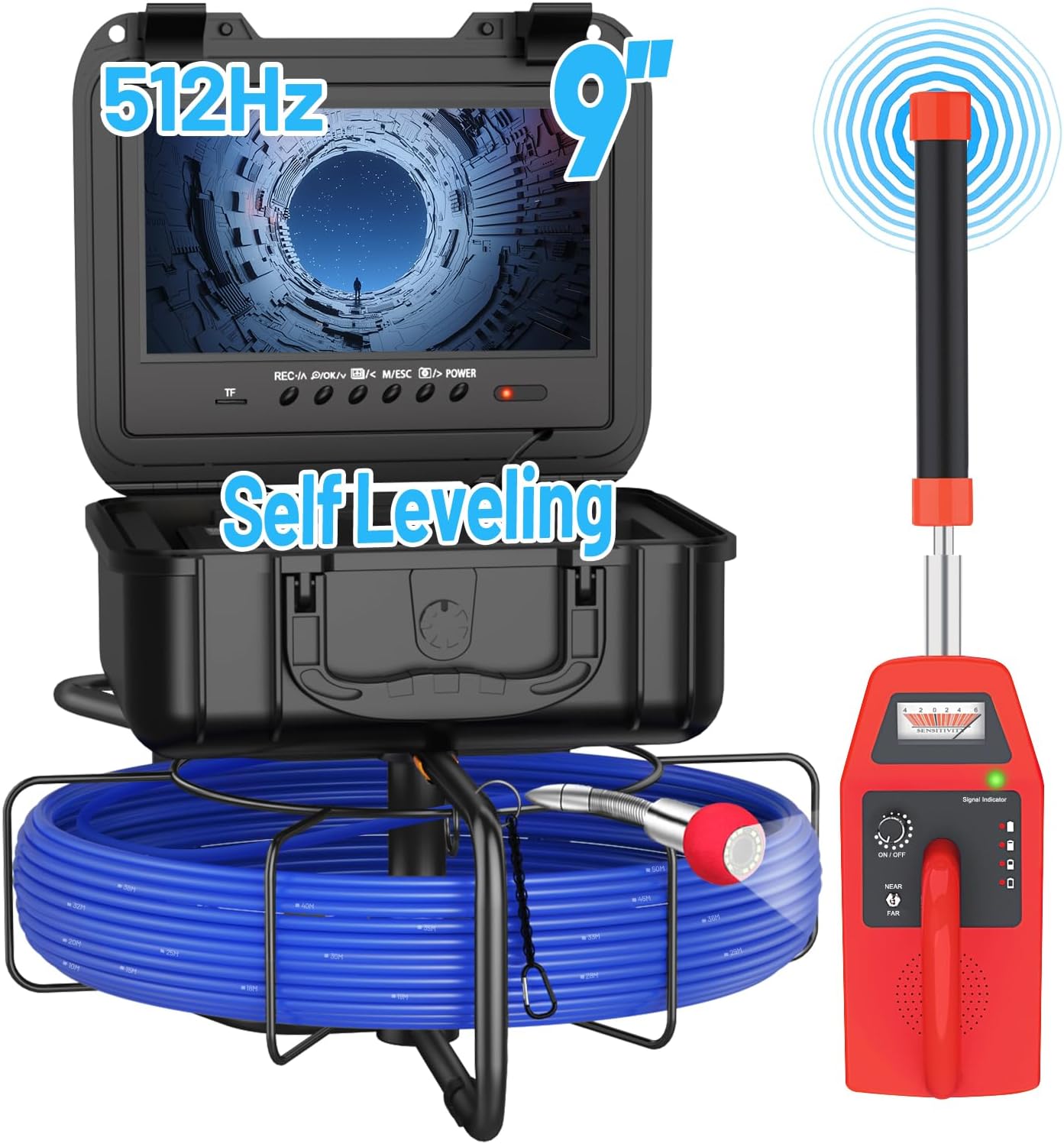 Amazon.com: Sewer Camera with Locator, Anysun Self Leveling Sewer ...
