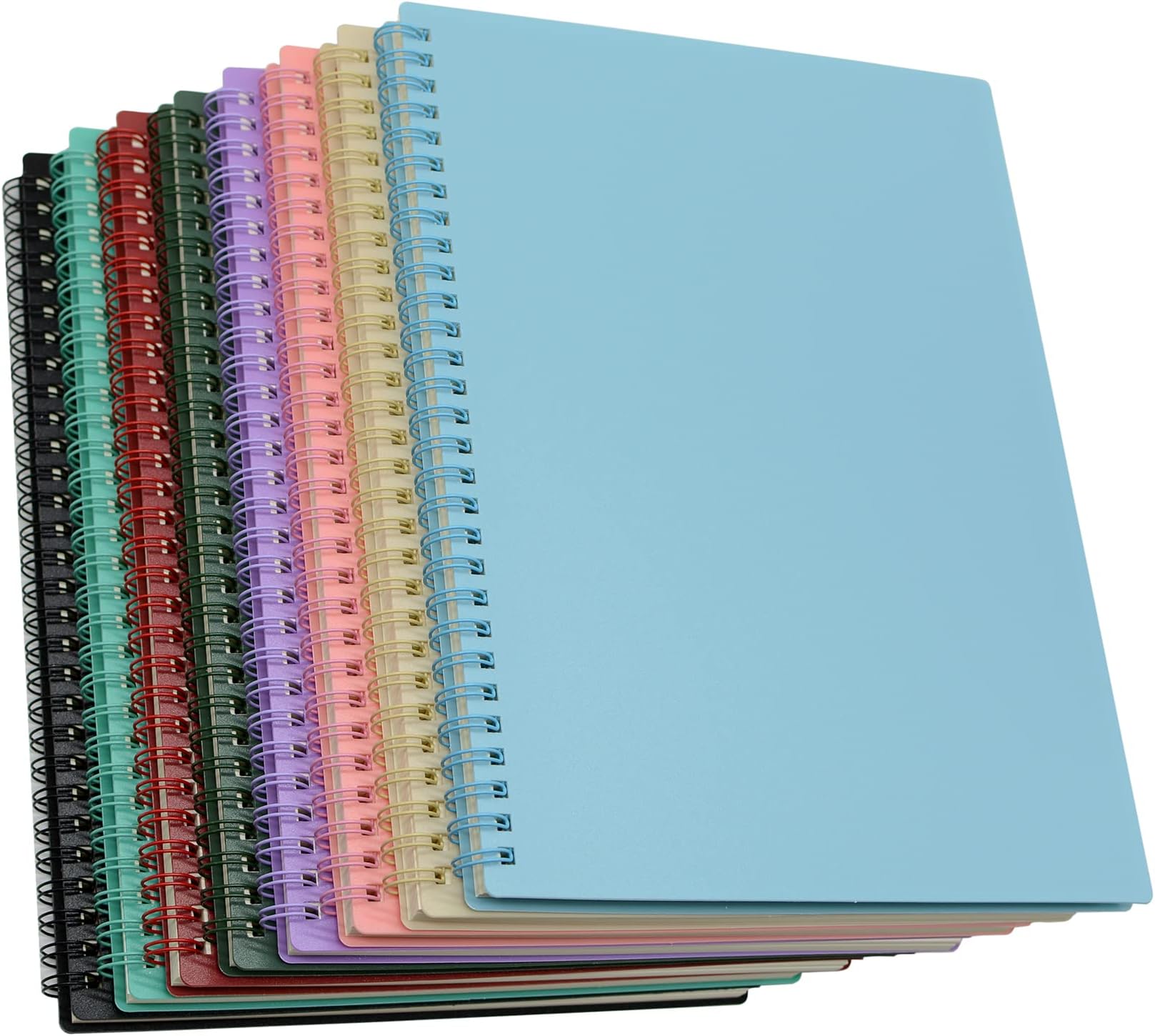 Amazon.com : Outus 24 Pcs Bulk Spiral Notebook Journal Ruled Notebook ...