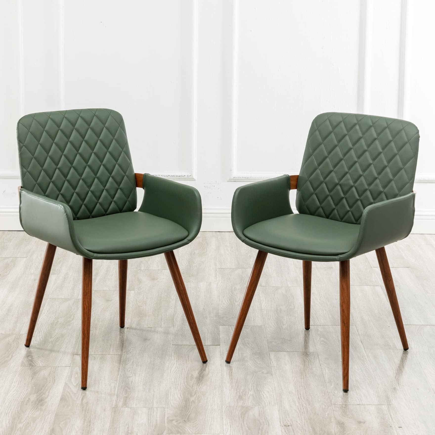 Amazon.com - ceedment Small Modern Living Dining Room Accent Arm Chairs ...
