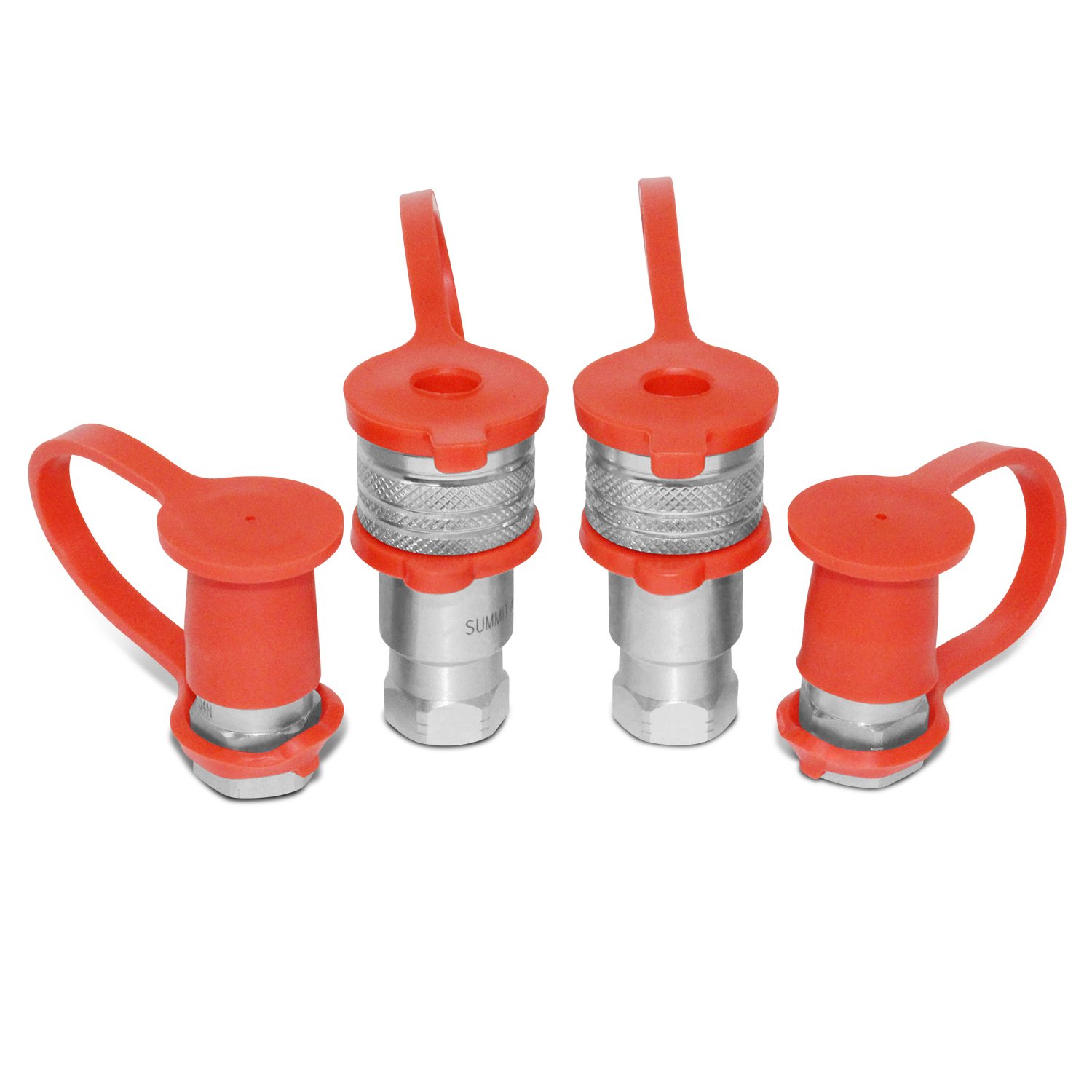 Snapklik.com : 1/4” Ag ISO 5675 Hydraulic Quick Connect Pioneer Style Couplers