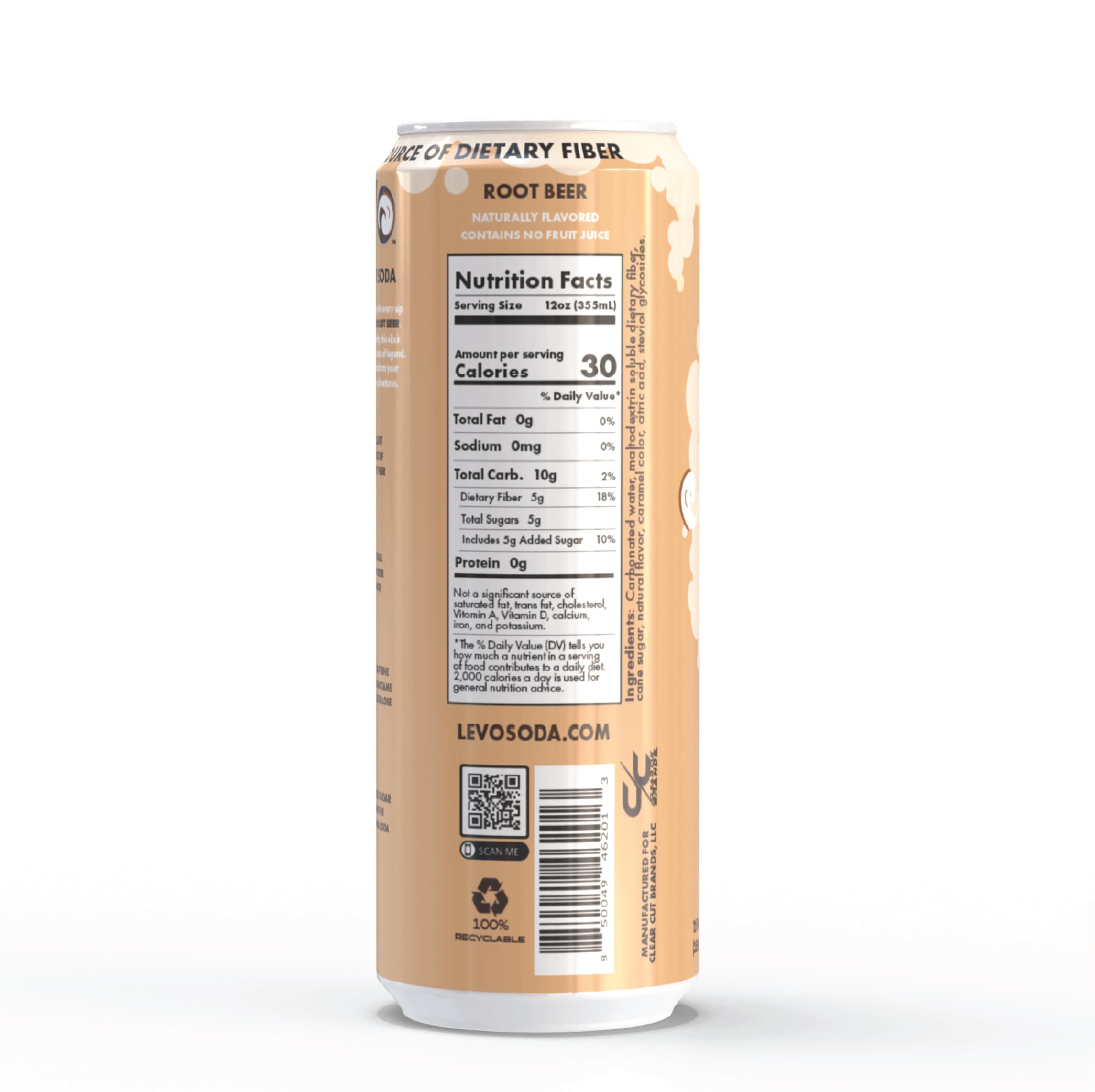 Snapklik.com : LEVO Soda Pop, Root Beer Float Caffeine Free Sparkling ...