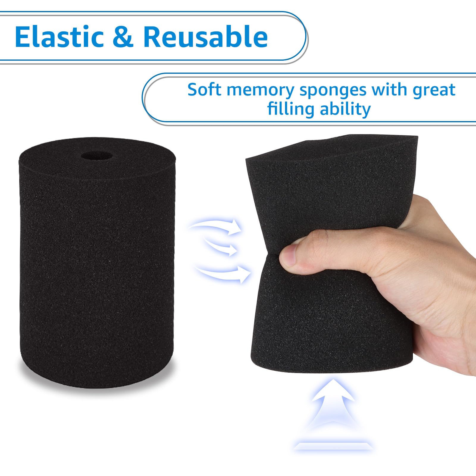 Snapklik.com : Cup Turner Foam, 12PCS Cup Turner Foam Inserts Fit 10oz ...