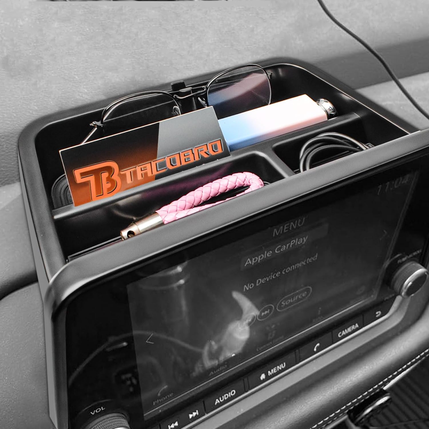 Amazon.com: TACOBRO Center Console Dashboard Storage Organizer ...