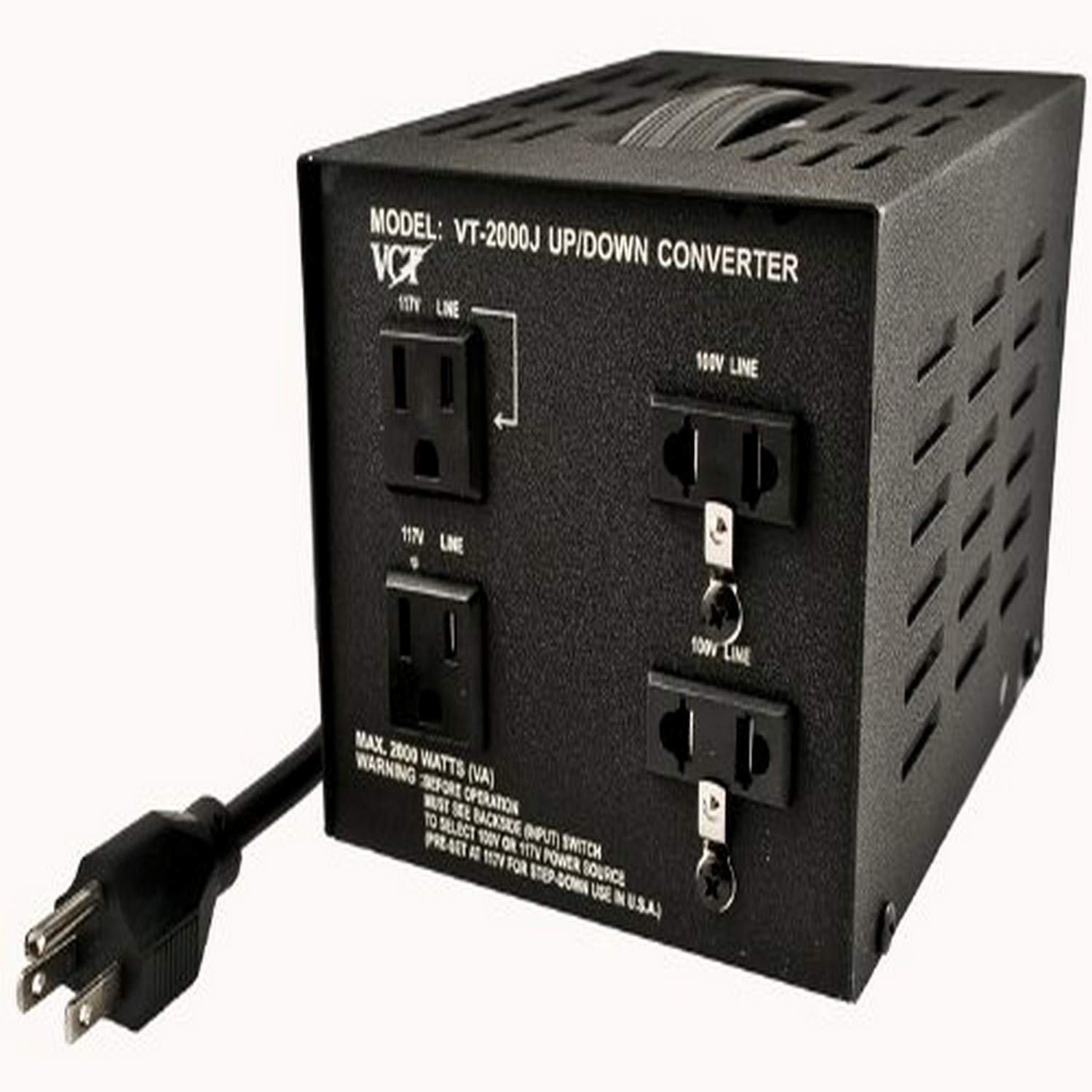 VCT VT-2000J - Japanese Step Up/Down Voltage Transformer Converts Japan ...