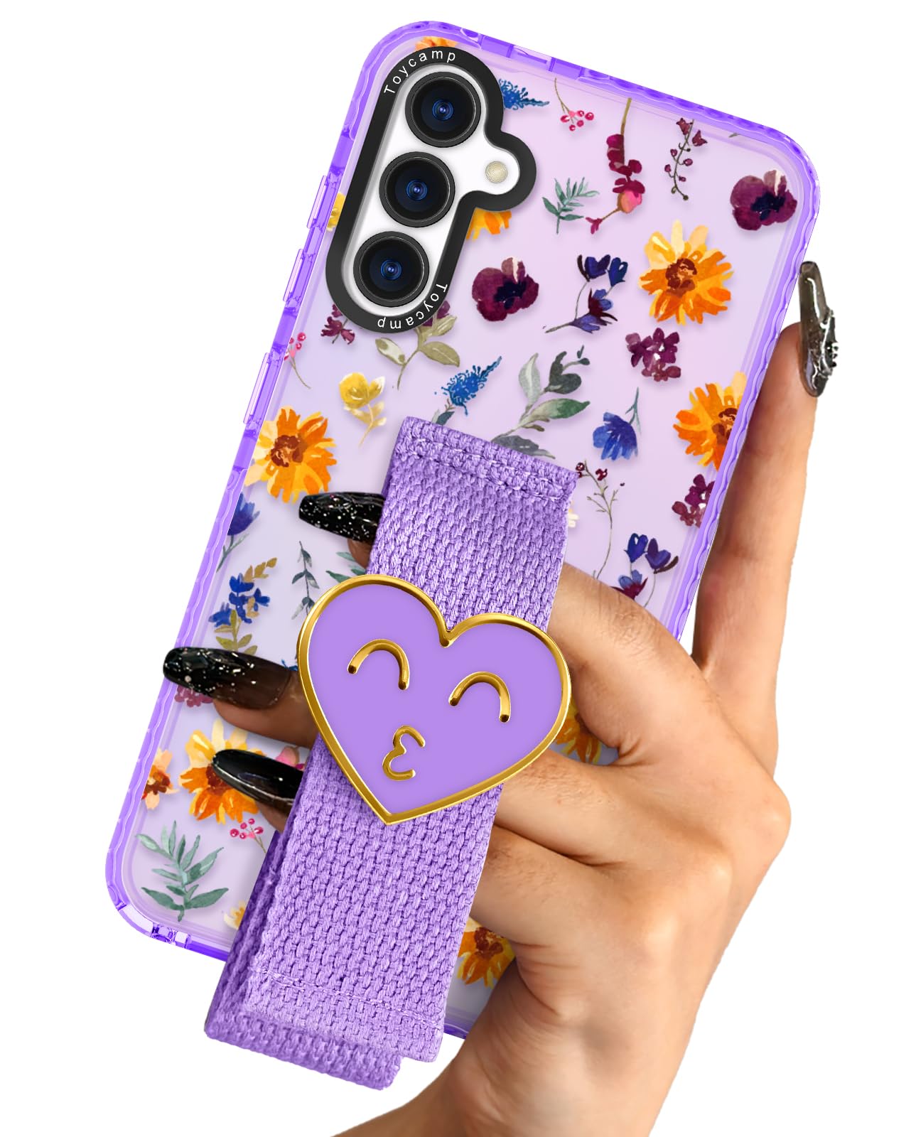 Amazon.com: Toycamp for Samsung Galaxy A15 5G Phone Case Women Girls - Cute Flowers Floral Girly ...