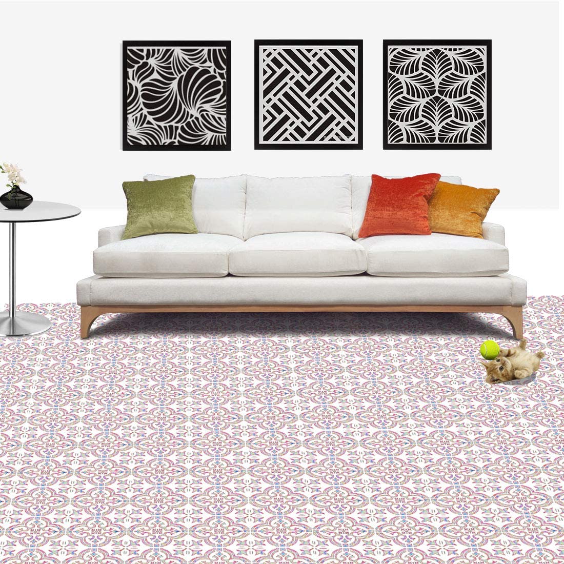 Buy 12 x 12 Inch Large Size Reusable Stencil Laser Cut Painting ...