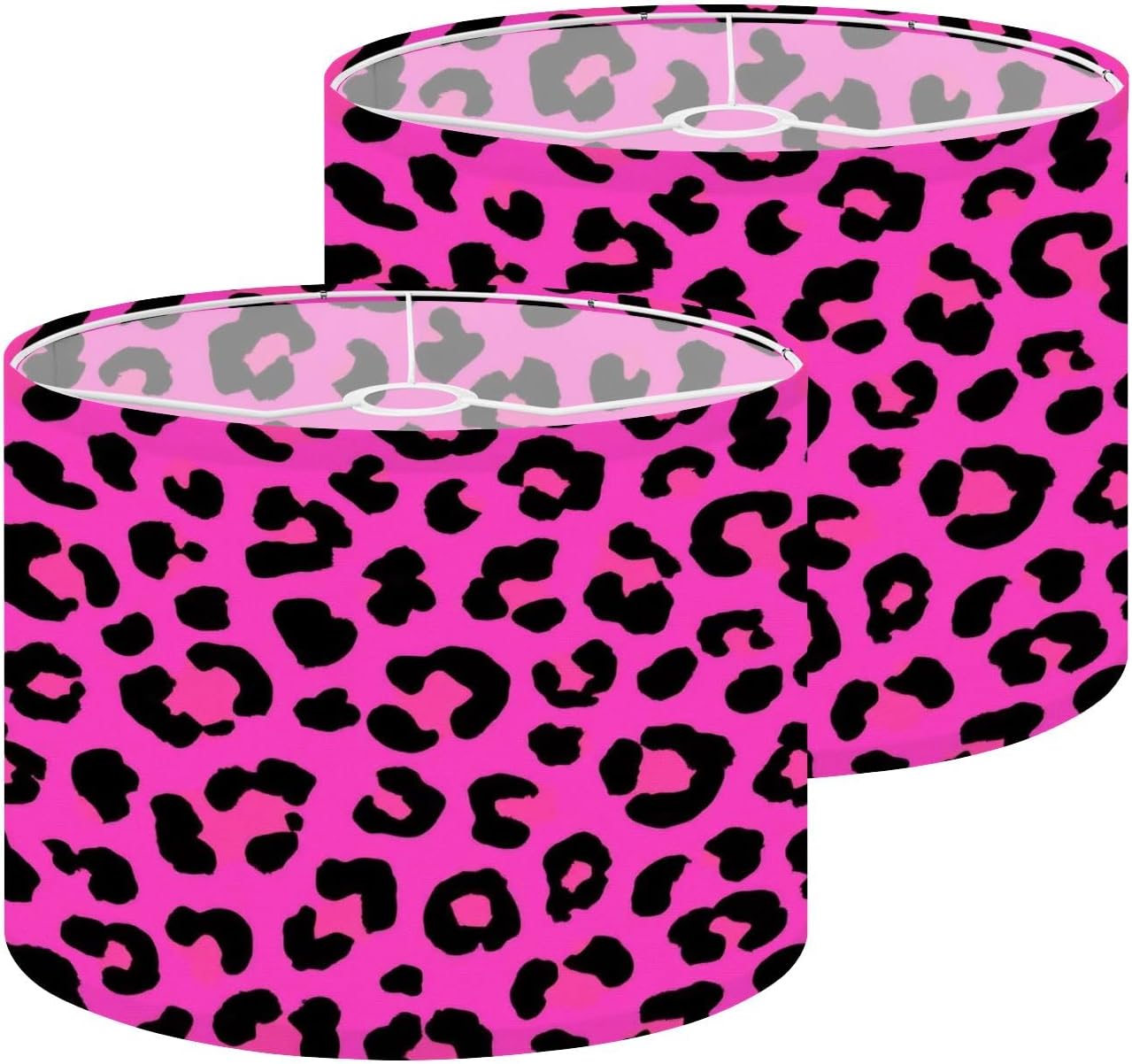 Leopard Lampshades Cheetah Lamp Shades Set of 2 Boho Abstract animal ...