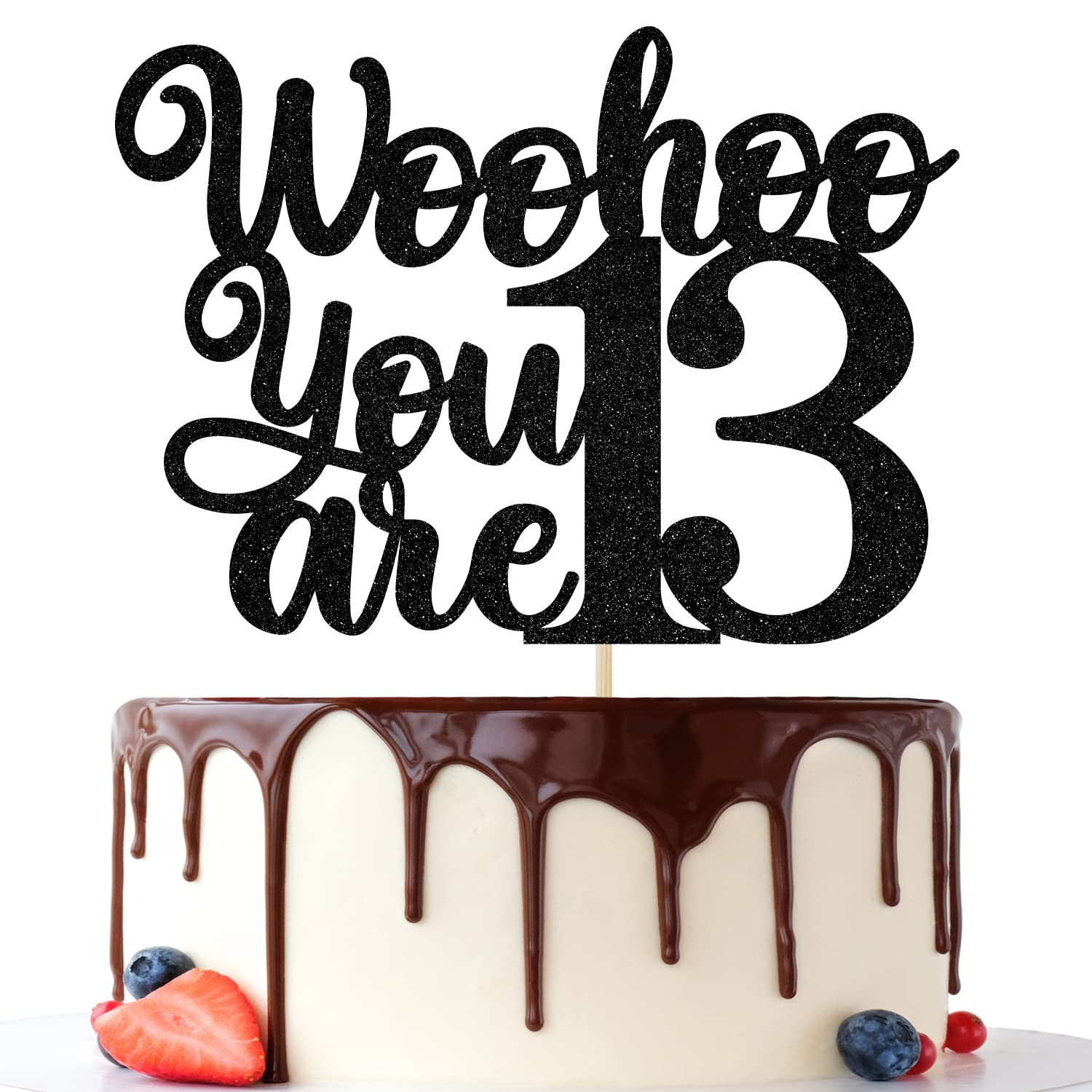 Buy Woo Hoo You are 13 Cake Topper, Officially Teenager 13, 13 Year Old ...