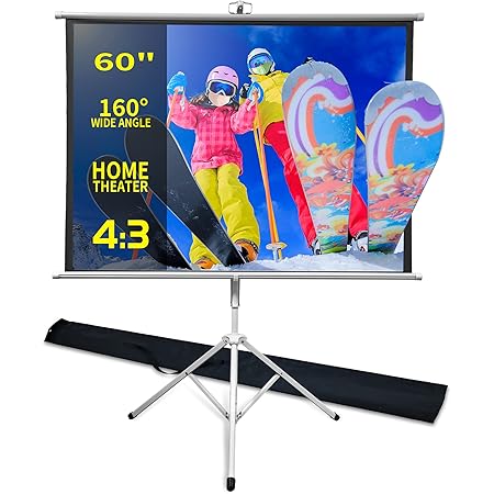 Amazon.com: Pyle Portable Projector Screen Tripod Stand - Mobile ...
