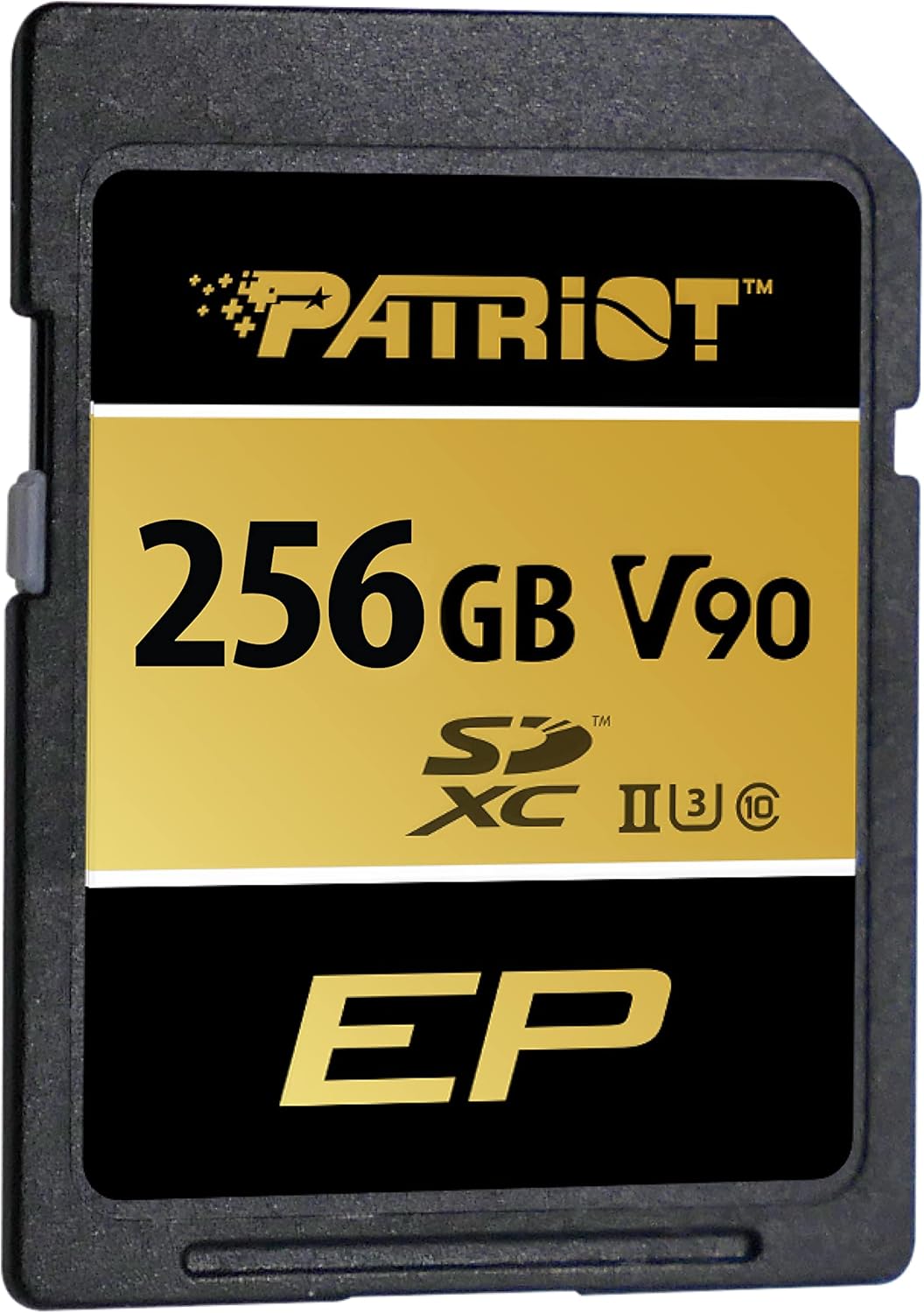 Amazon.com: Patriot Memory V90 SDXC UHS-II U3 Class 10 SD Card 256GB ...