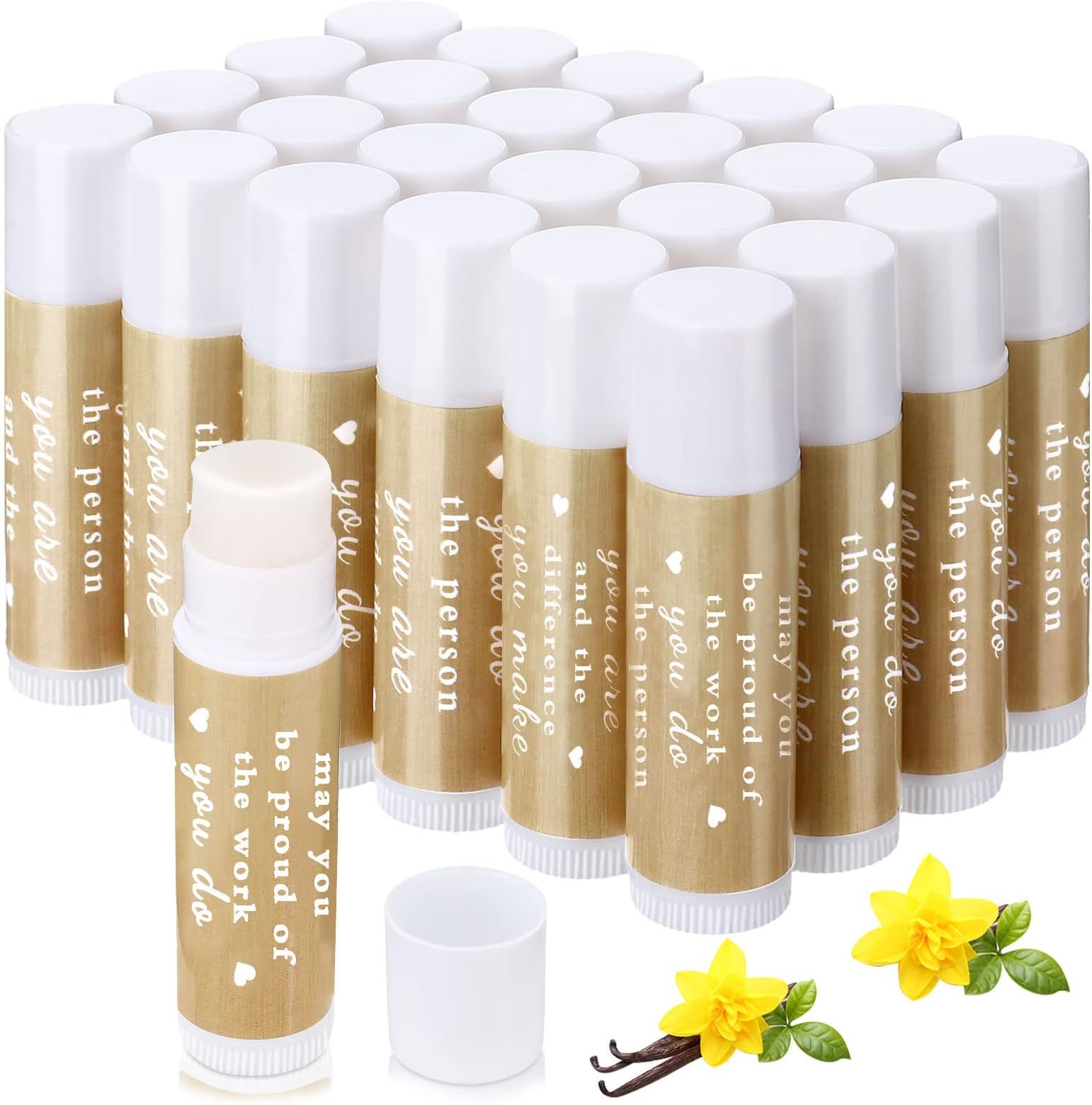 Amazon.com : Thank You Gifts for Coworker Lip Balm Bulk Set ...