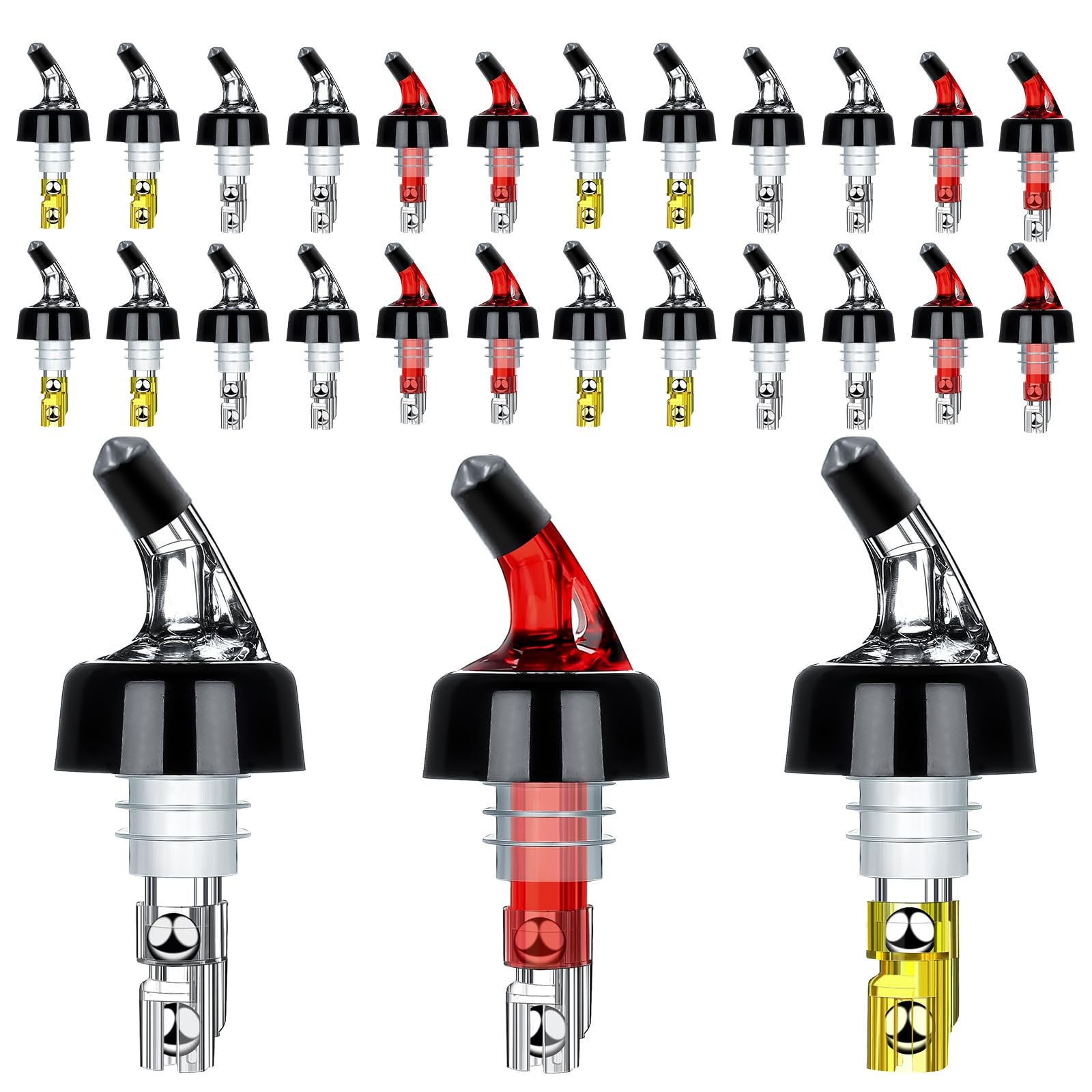 Snapklik.com : Automatic Measured Bottle Pourer - Quick Shot Spirit ...