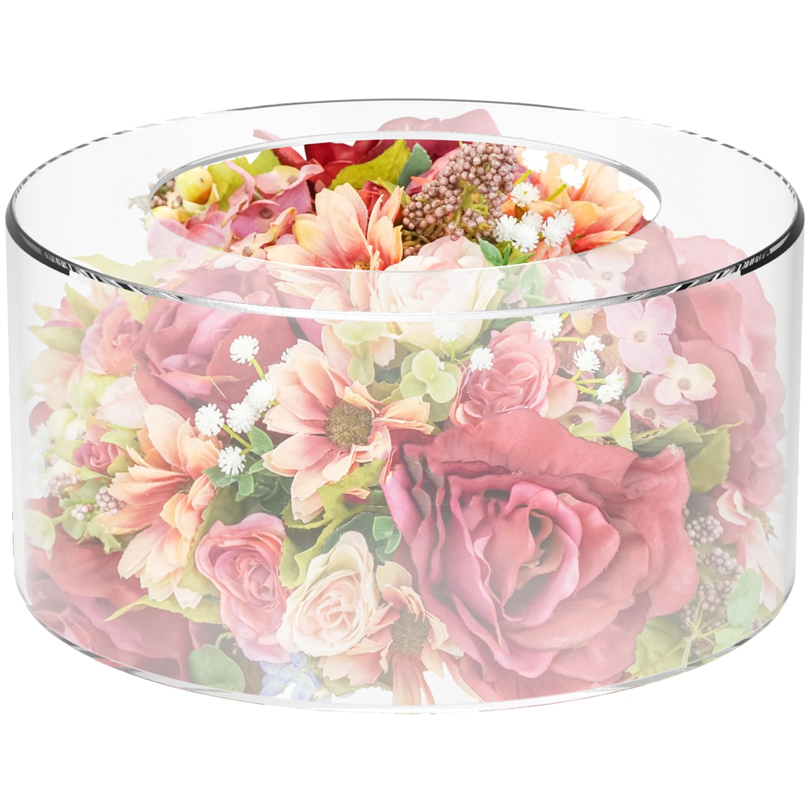 Eummy Acrylic Cake Stand Fillable Cake Risers Clear Cake Tier ...
