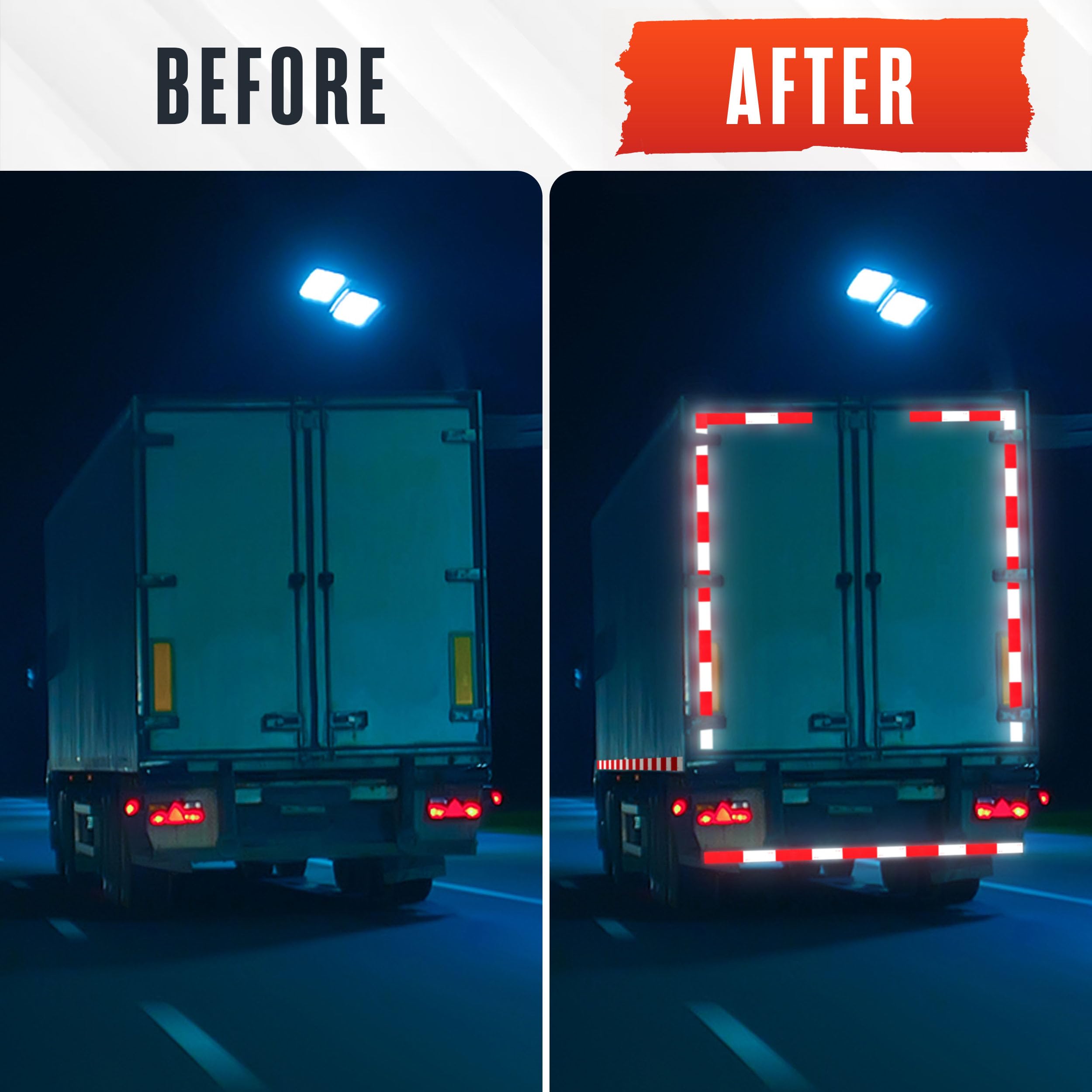 Snapklik.com : Reflector Tape, DOT Reflective Tape For Trailers ...