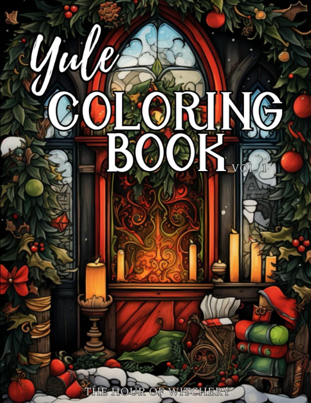 Amazon.com: Yule Coloring Book: Christmas Coloring Book: Wheel of the ...