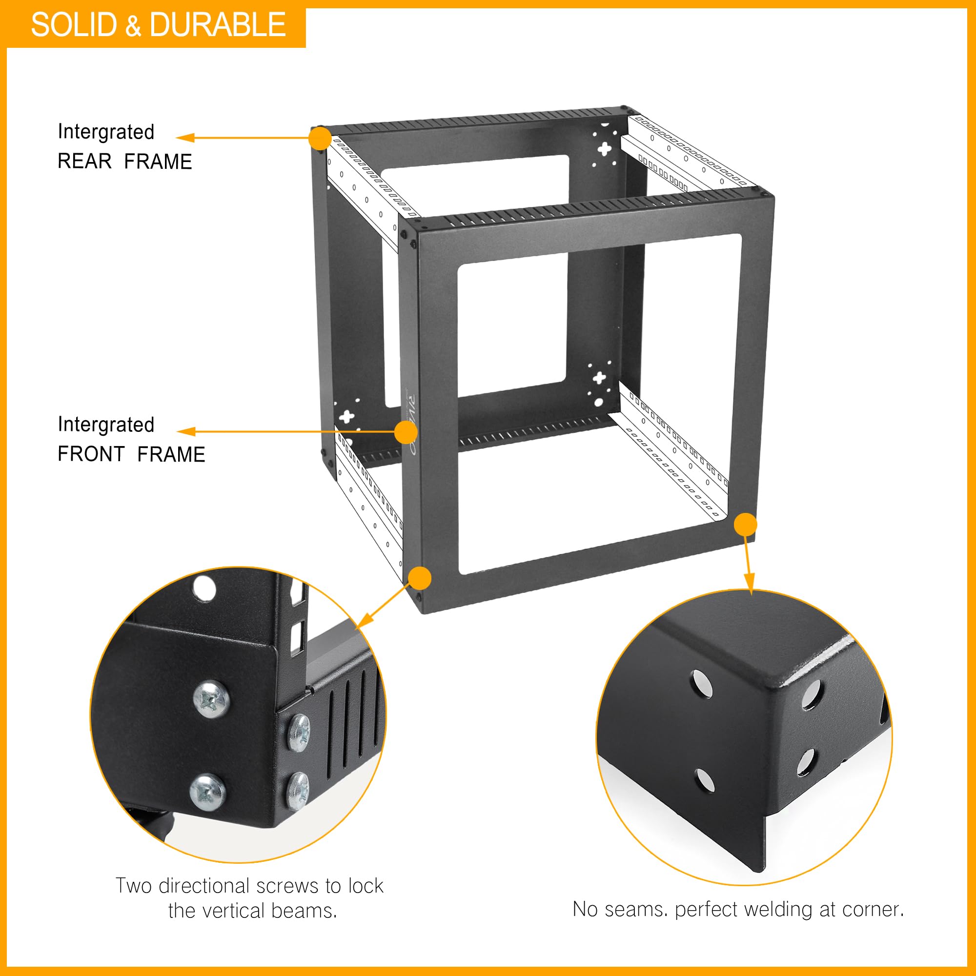 Outdoor Av Rack Buy RIVECO 6U Server Rack With Wheels Open Frame ...
