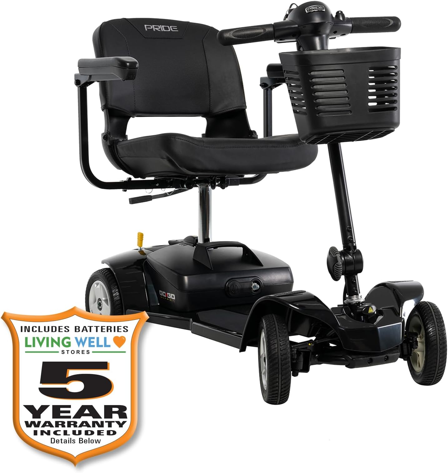 Amazon.com: Pride Go-Go Ultra X 4-Wheel Mobility Scooter (Redesigned ...