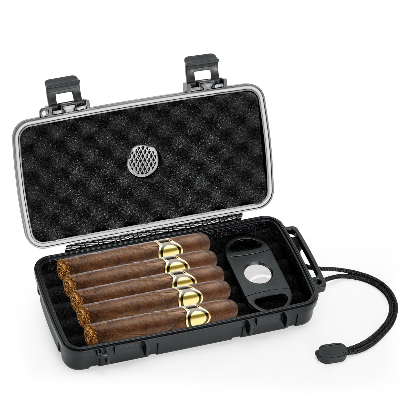 Amazon.com: Velfree Travel Cigar Humidor Case, Portable Humidor Cigar ...